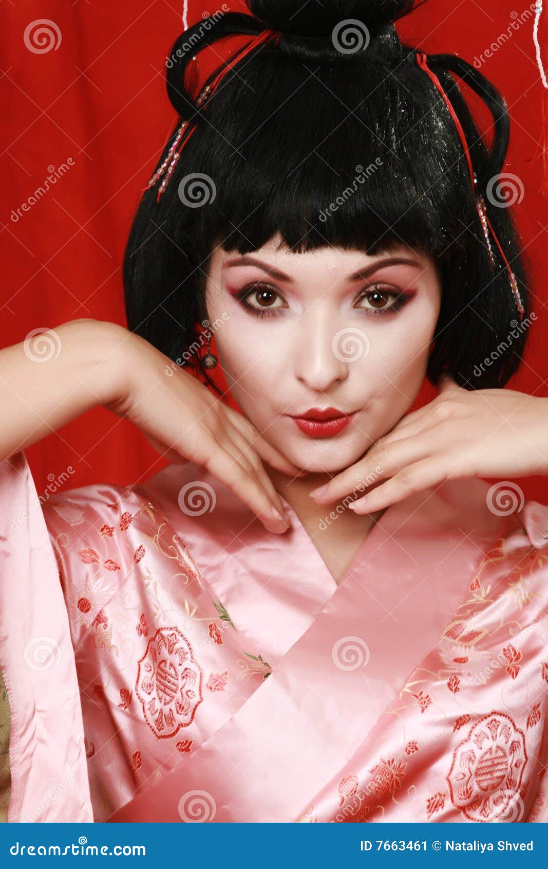 Geisha stock image. Image of human, sensuality, culture - 7663461
