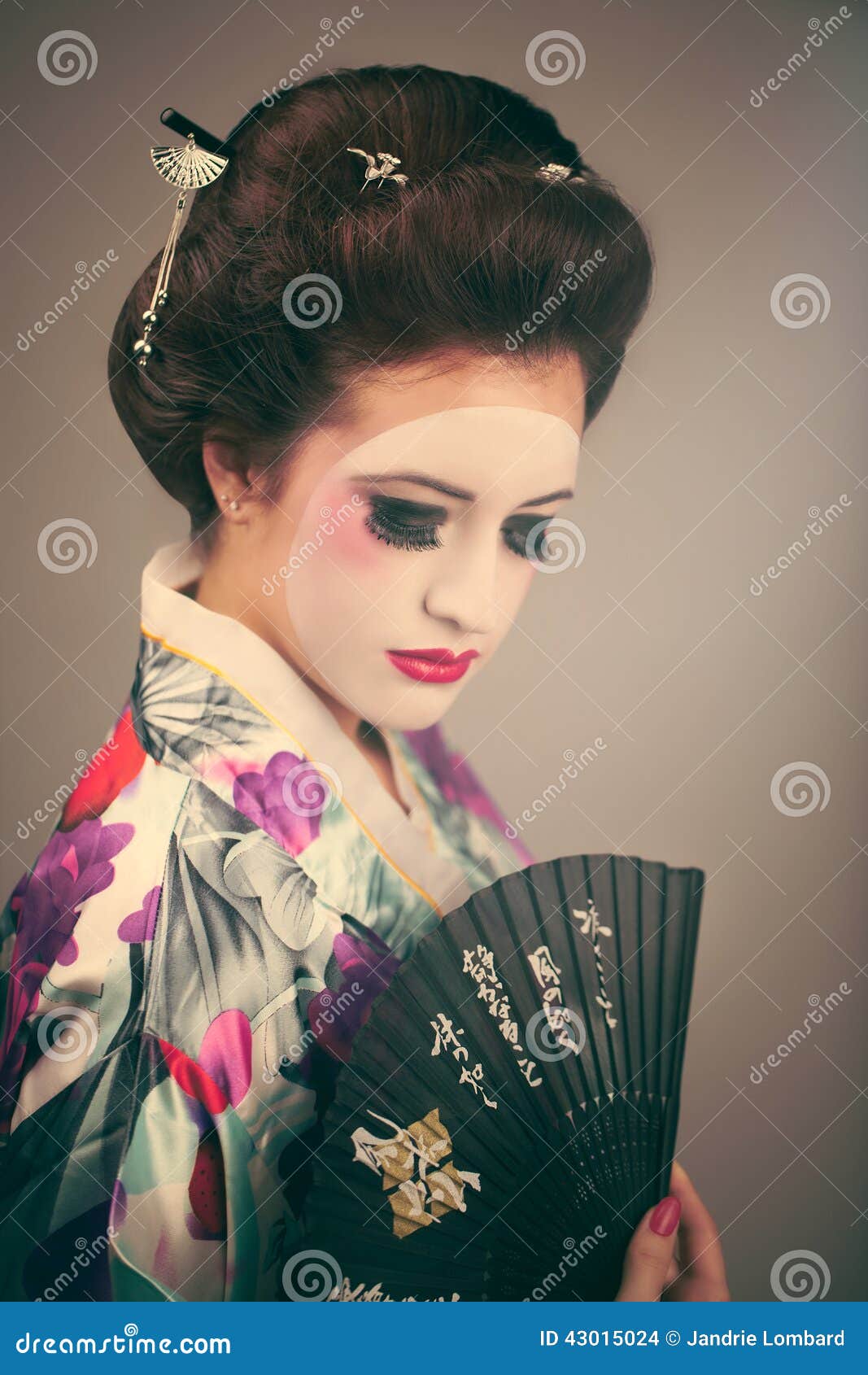 Geisha stock photo. Image of portrait, girl, japan, woman - 43015024