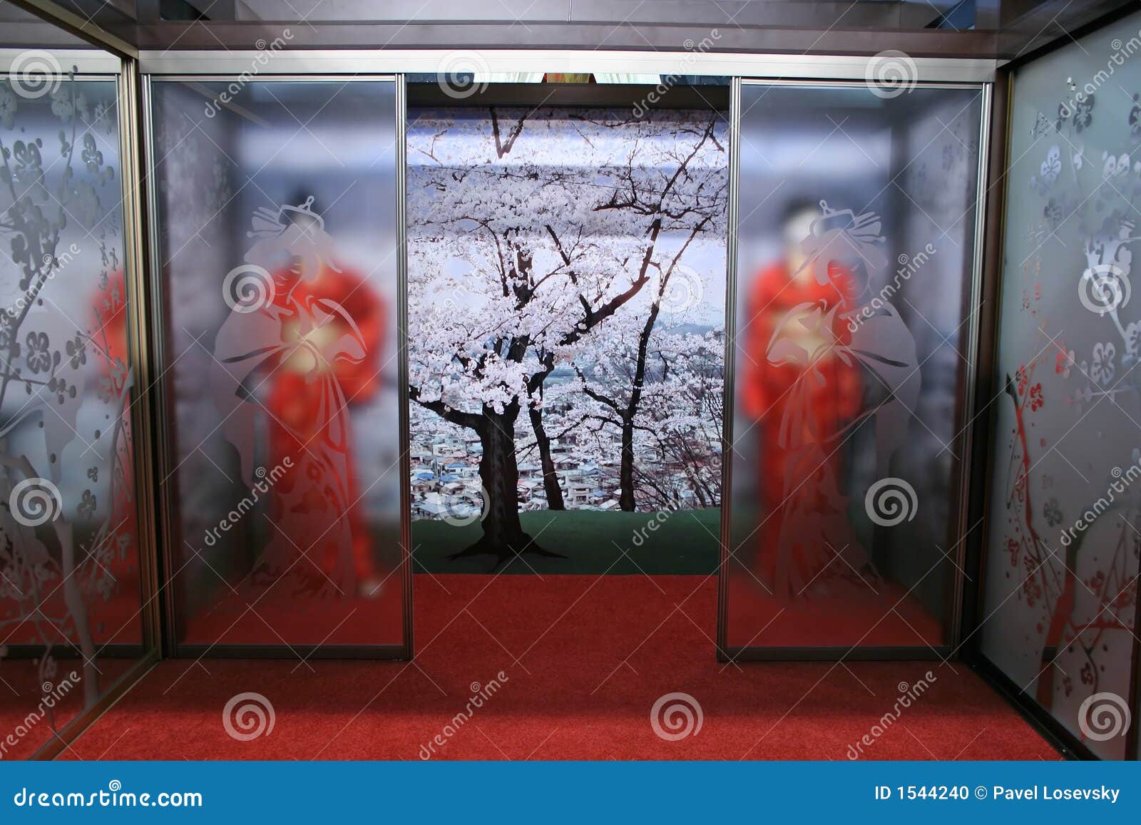Geisha interior stock photo. Image of japanese, light - 1544240