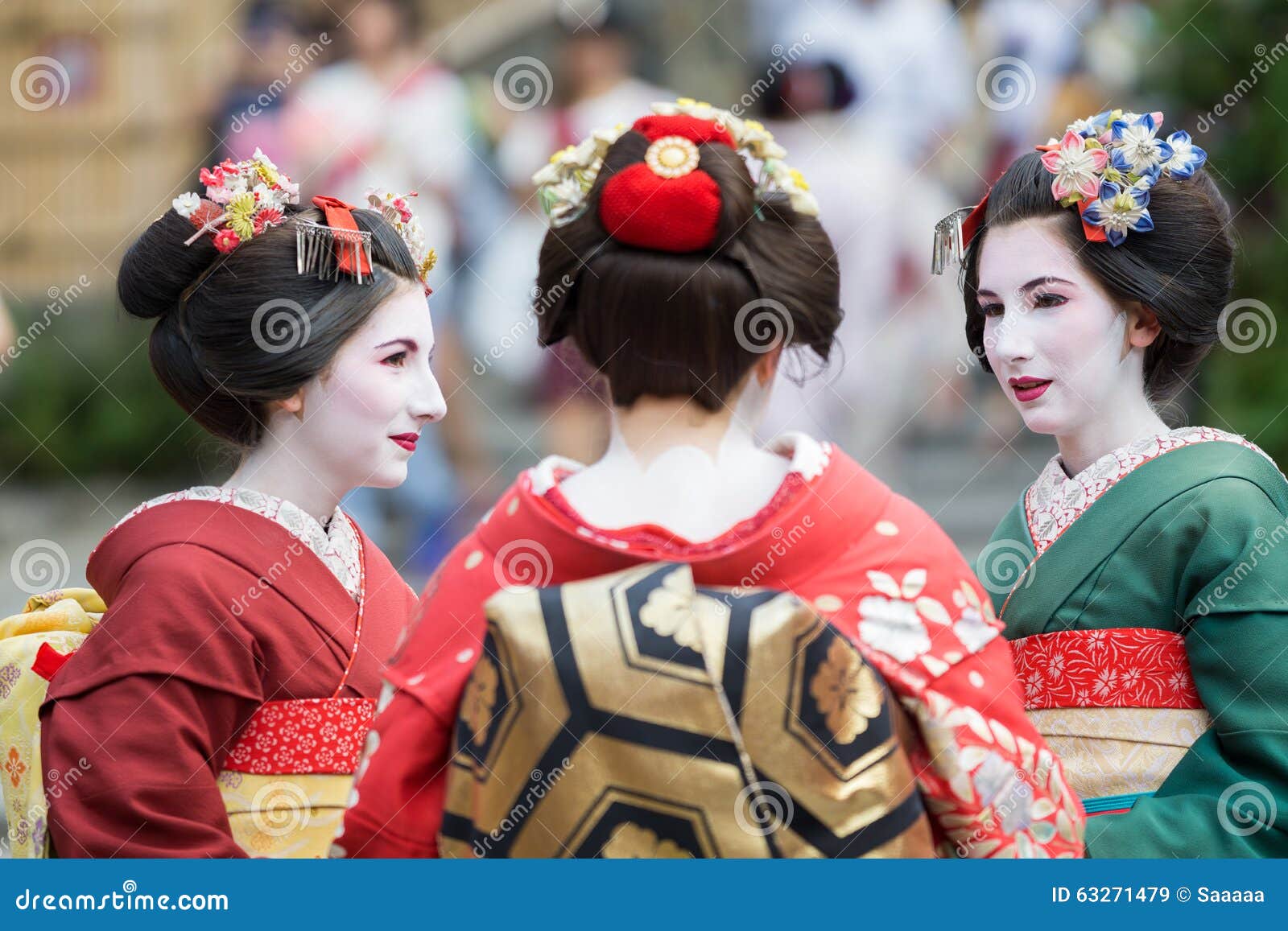 Geisha Maiko image stock éditorial. Image du kyoto, japon - 63271479