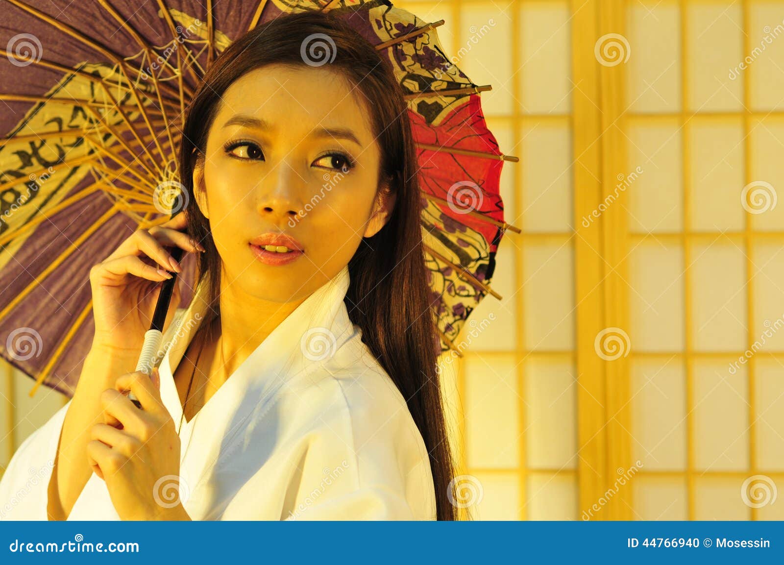 Geisha umbrella stock photo. Image of umbrella, geisha - 44766940