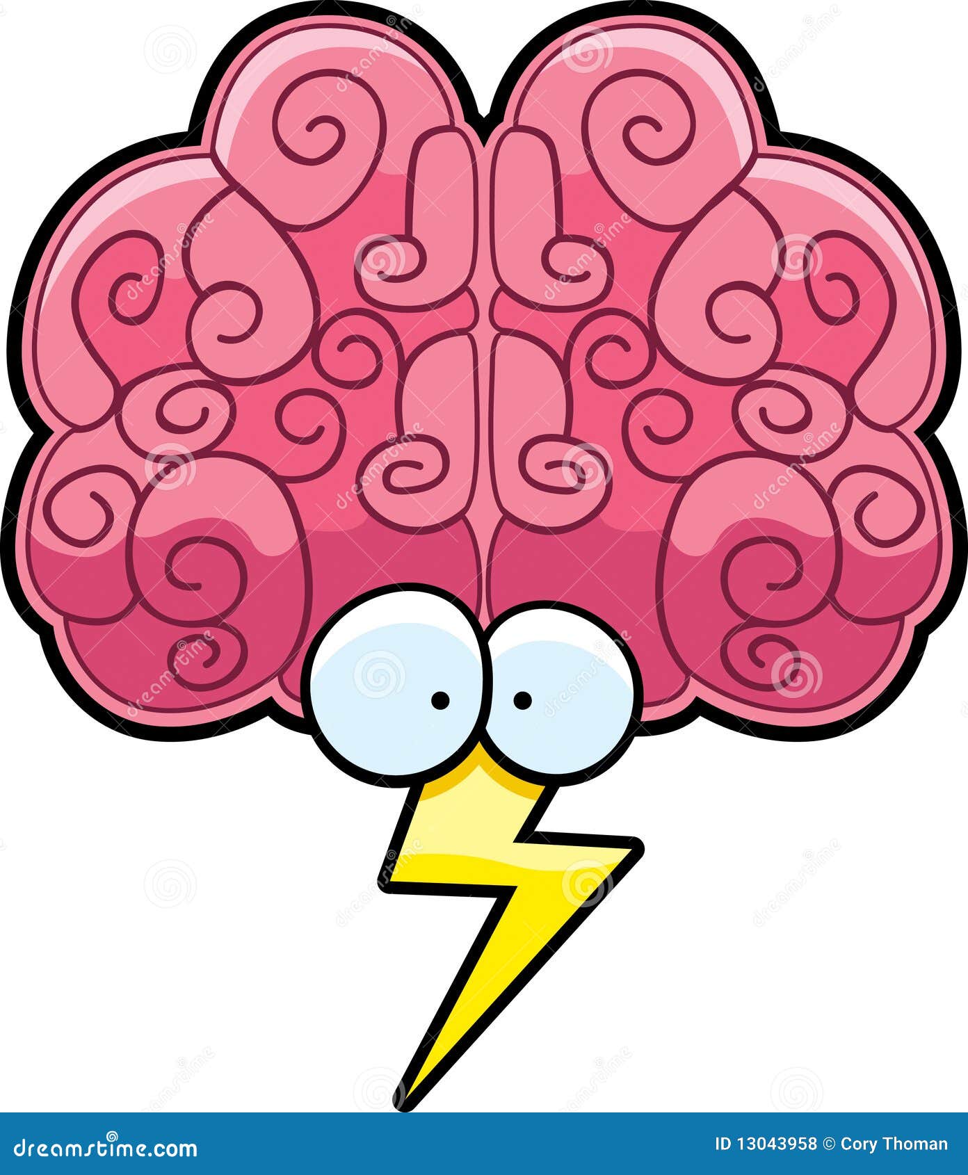 Geistesblitz vektor abbildung. Illustration von geistesblitz - 13043958