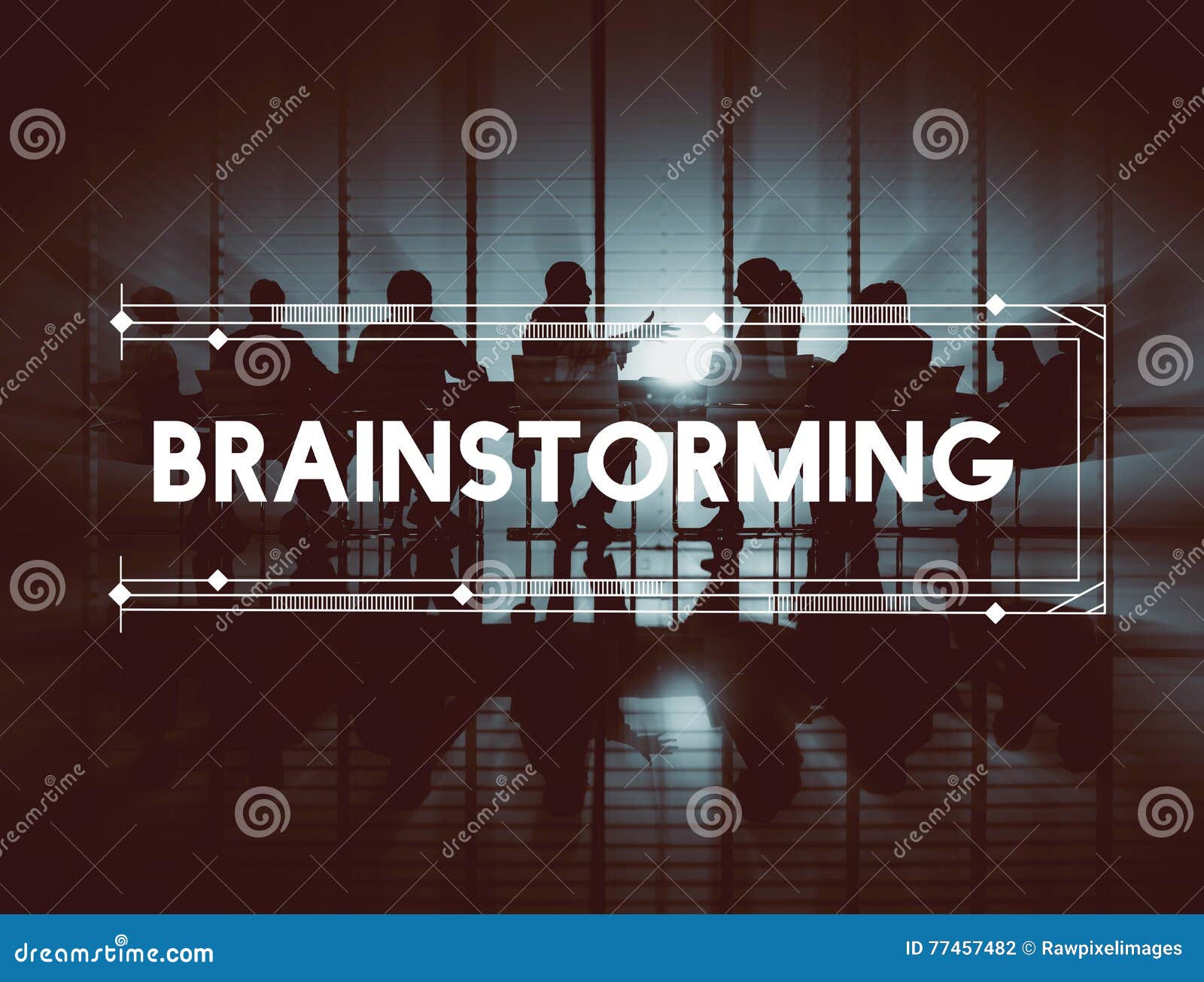 Geistesblitz-Brainstorming-Brainstormings-Strategie-Konzept Stockfoto ...