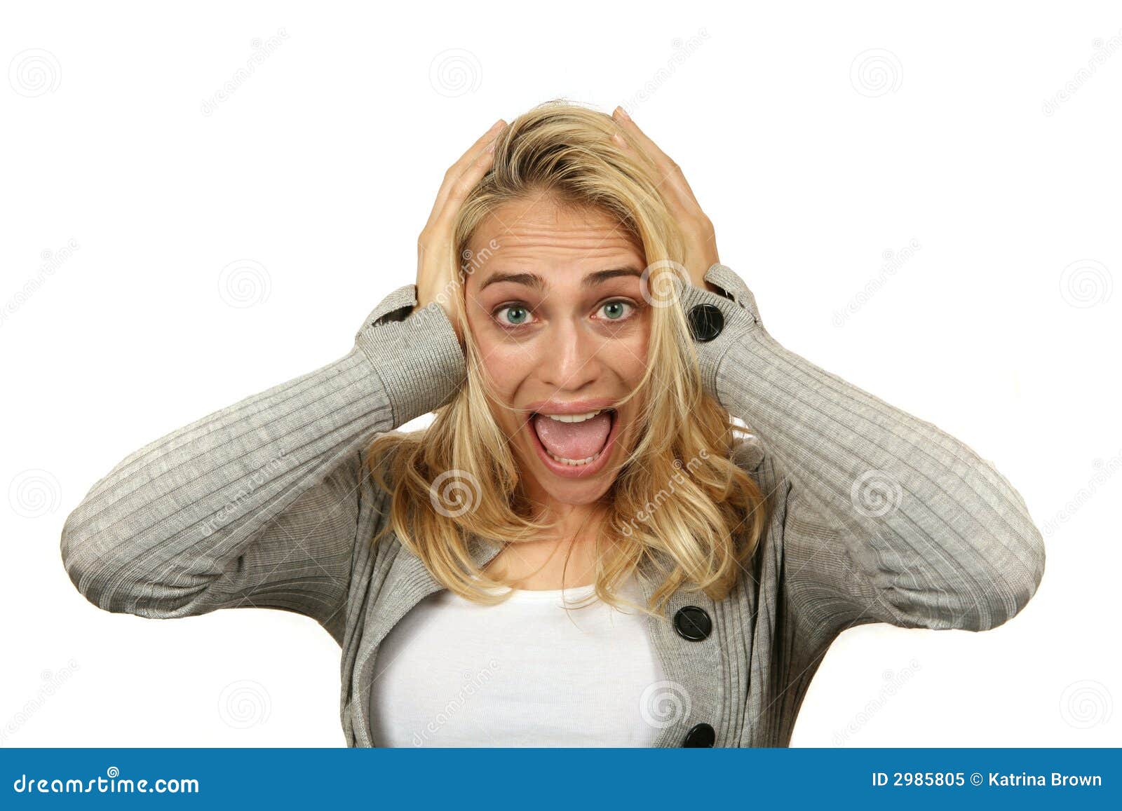 Geisteskranke Frau stockbild. Bild von sprechen, getrennt - 2985805