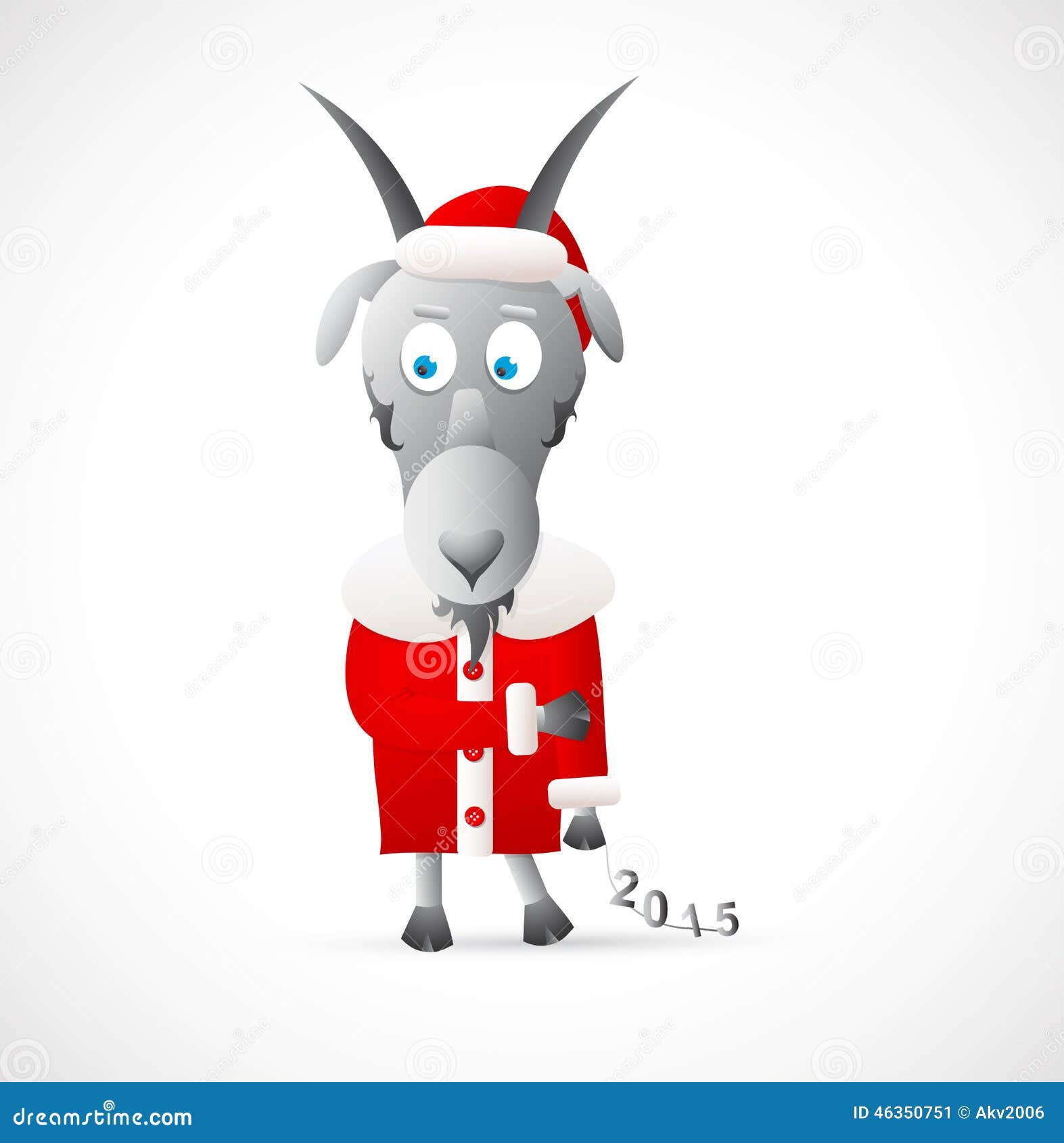 Geit Als Symbool Voor 2015 in Chinese Horoscoop Vector Illustratie ...