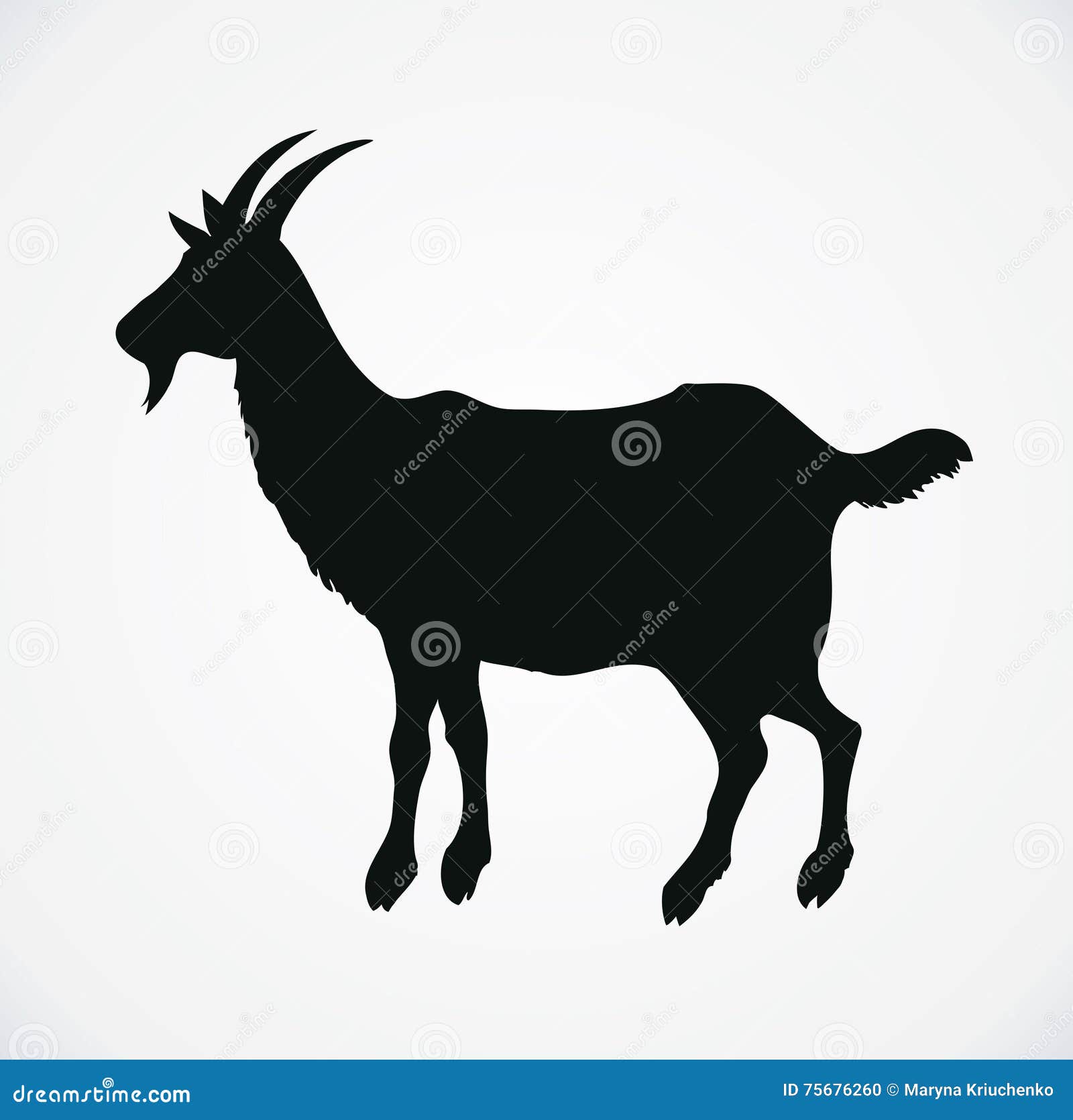 Geit Vector tekening vector illustratie. Illustration of pictogram ...