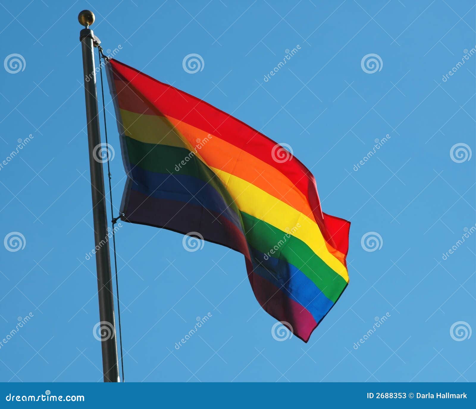 Gejowska bandery dum obraz stock. Obraz złożonej z symbol - 2688353