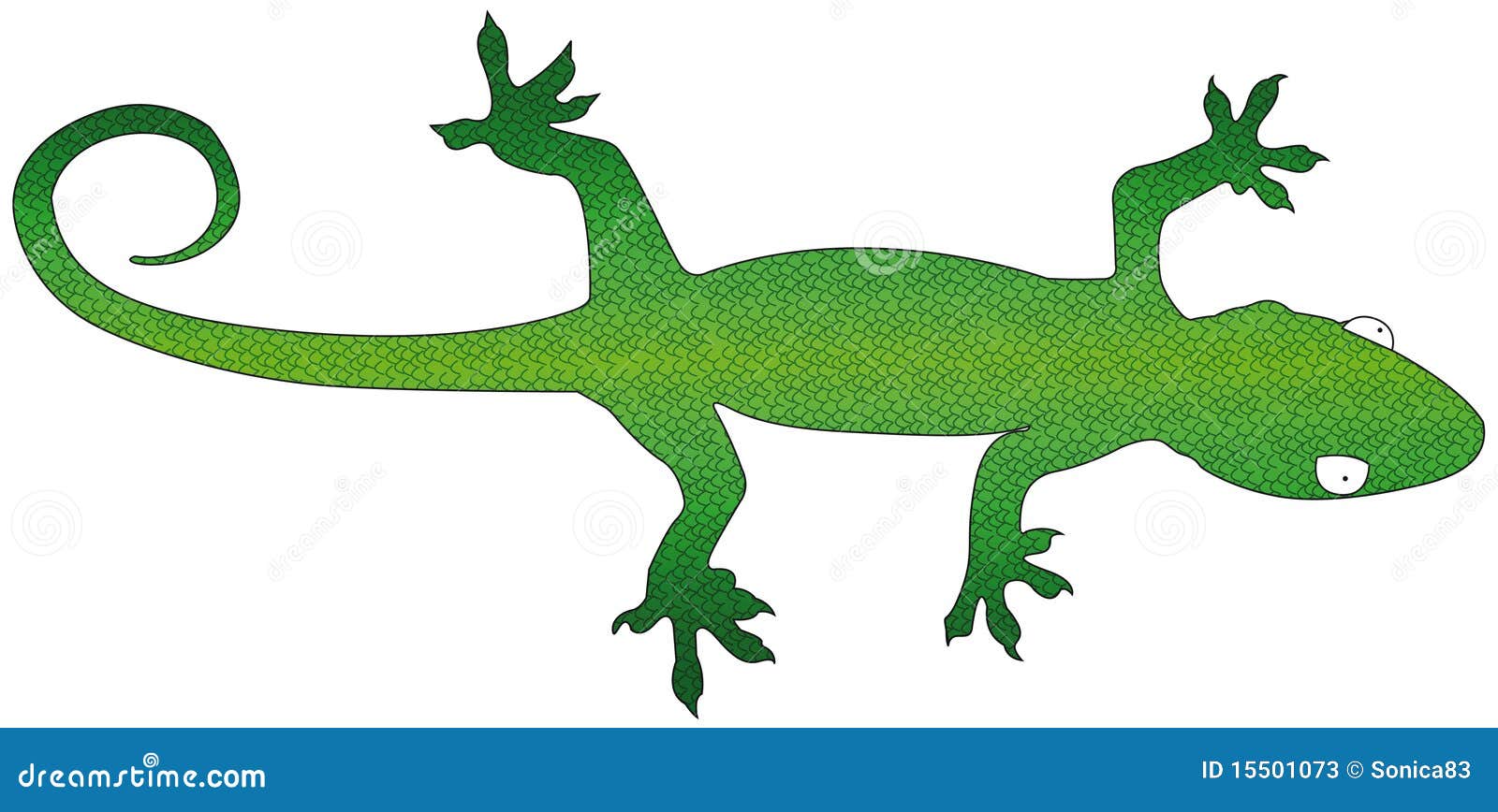 Gekko vector illustratie. Illustration of karikatuur - 15501073