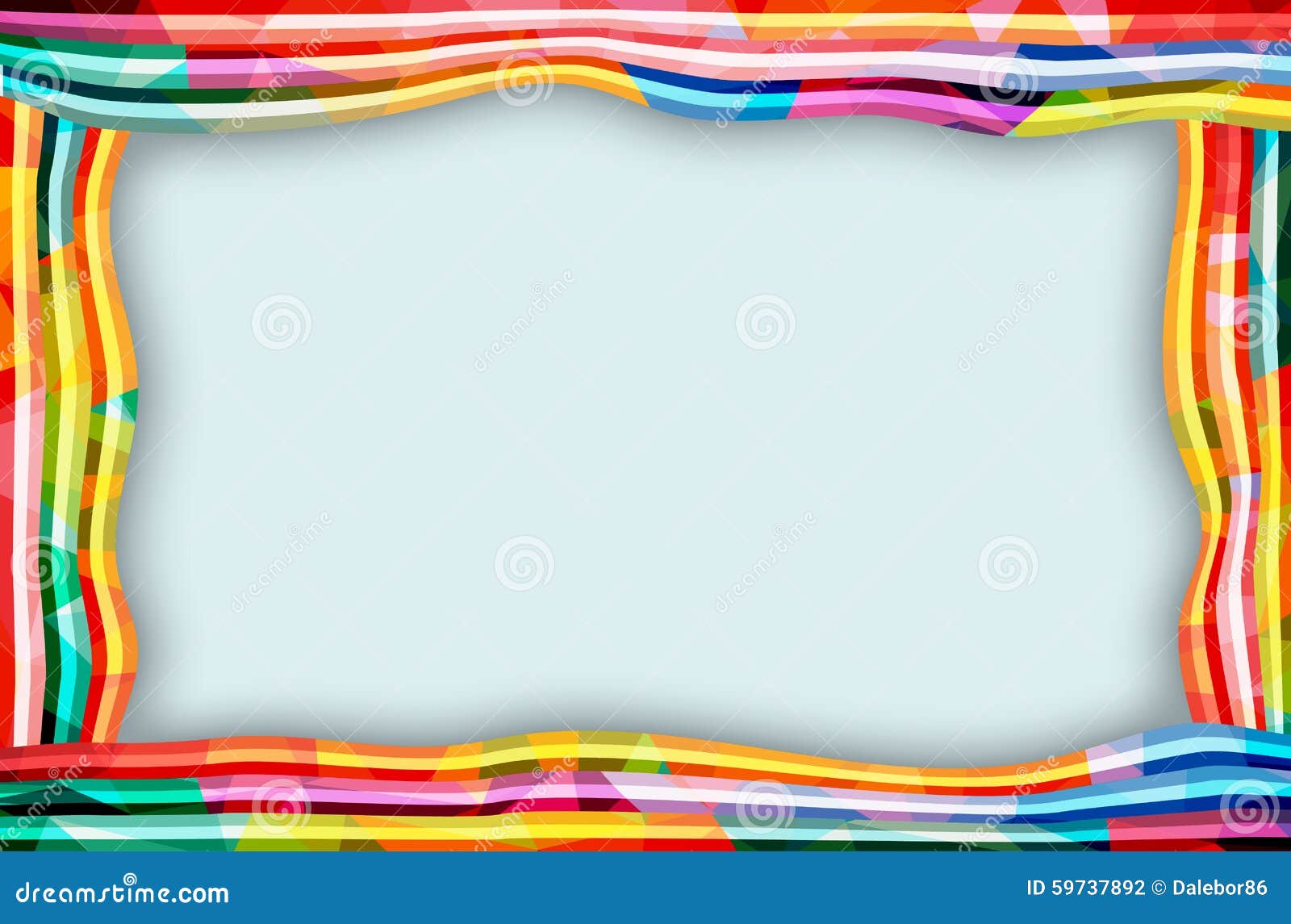 Gekleurd kader vector illustratie. Illustration of vector - 59737892