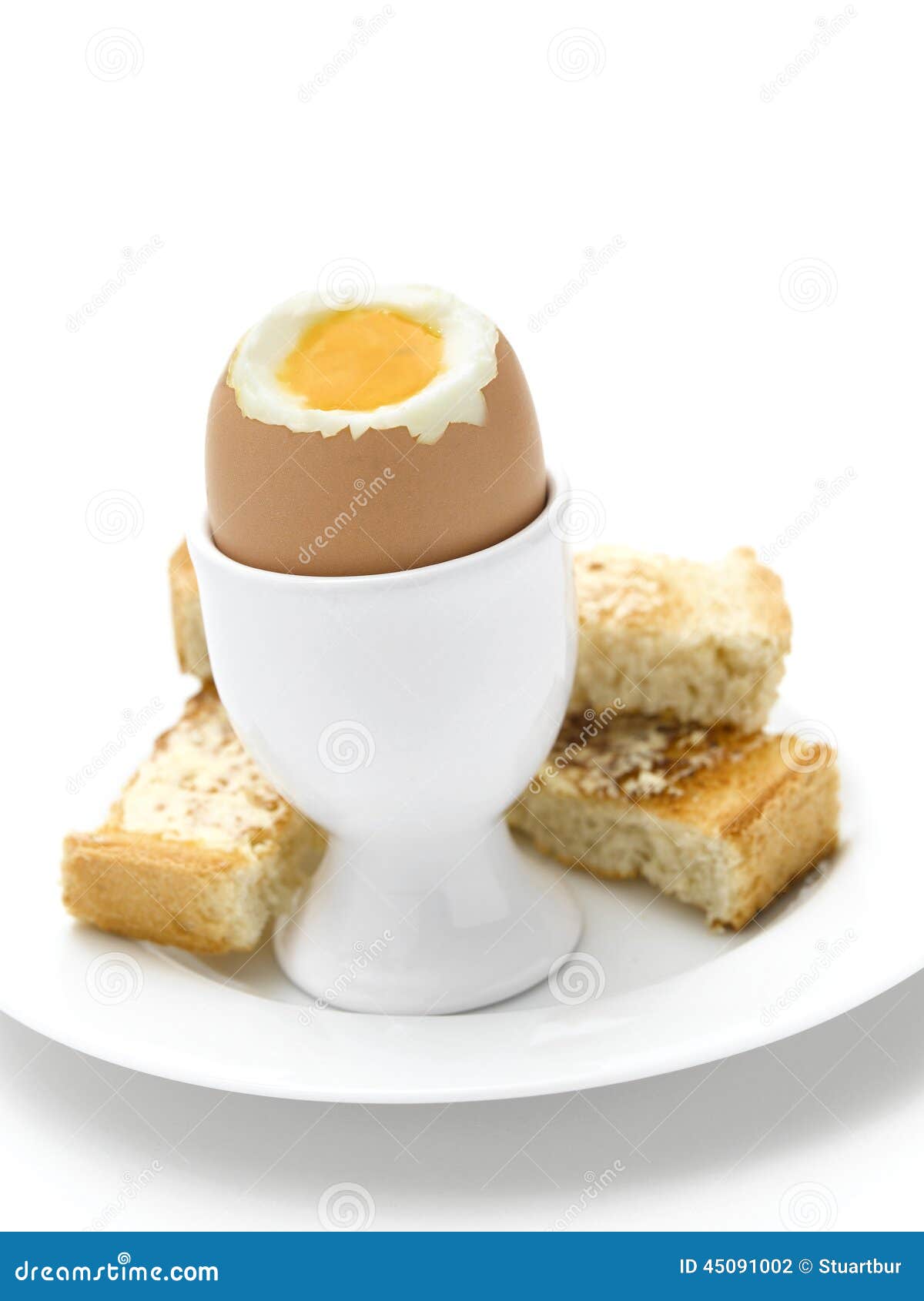Gekookt Ei stock foto. Image of eiwit, vers, heerlijk - 45091002