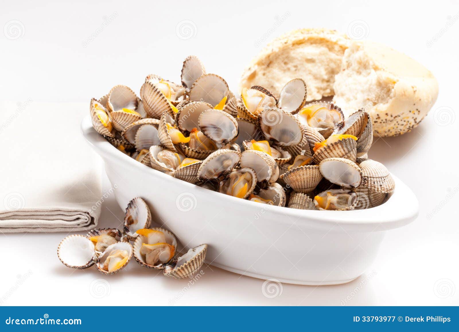 Gekookte kokkels stock afbeelding. Image of lunch, zeevruchten - 33793977