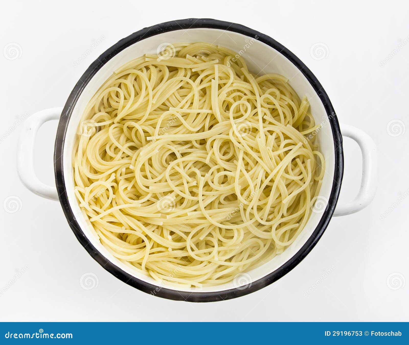 Gekookte spaghetti stock afbeelding. Image of gekookt - 29196753