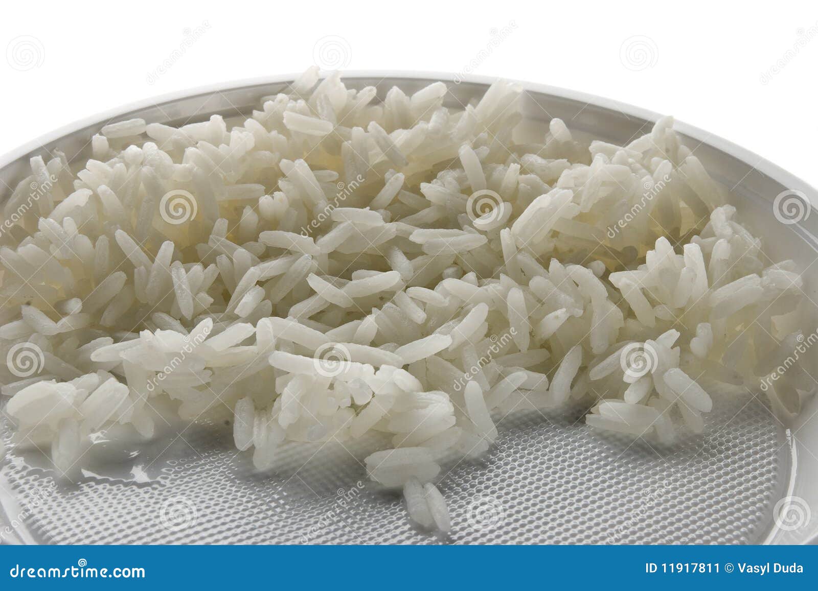 Gekookte witte rijst stock afbeelding. Image of maaltijd - 11917811