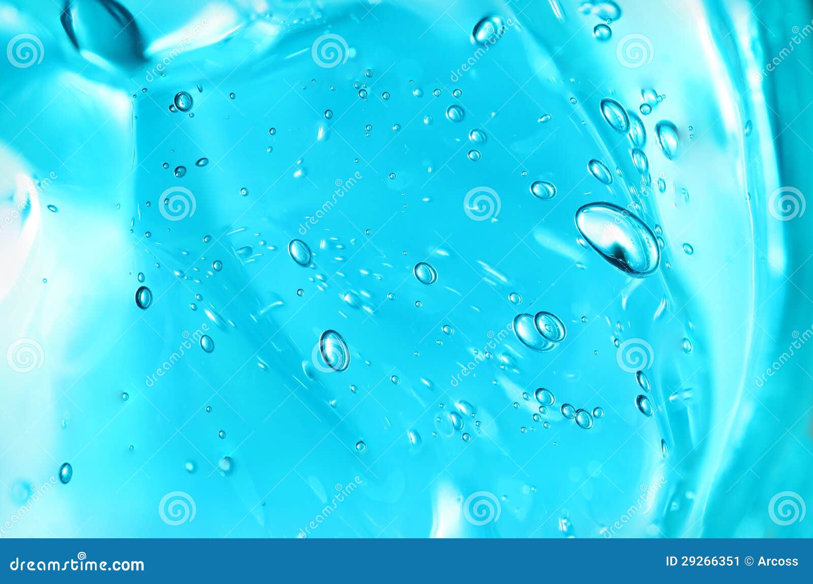 Gel azul abstracto imagen de archivo. Imagen de mojado - 29266351