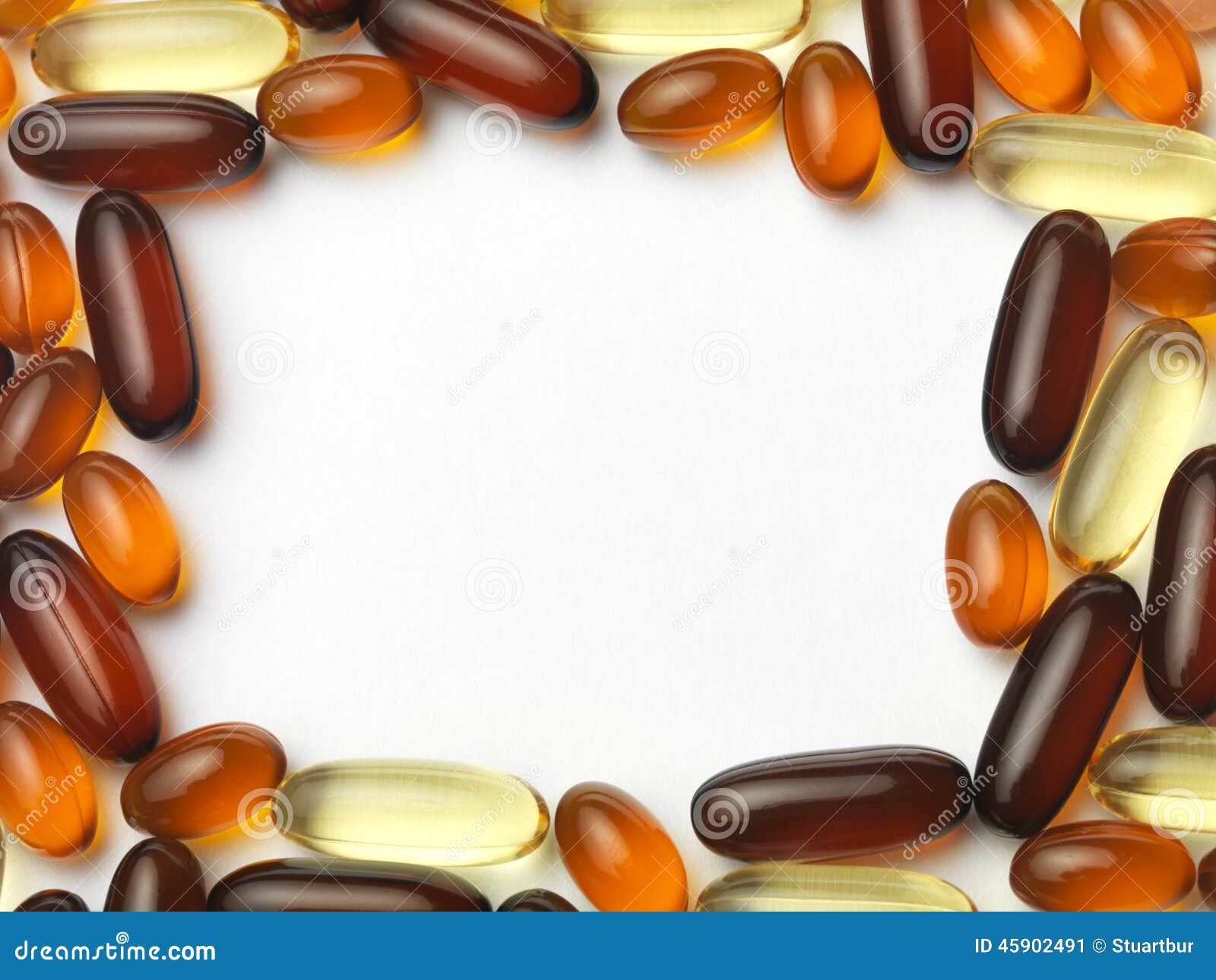 Gel Capsule Border stock image. Image of capsule, fish - 45902491