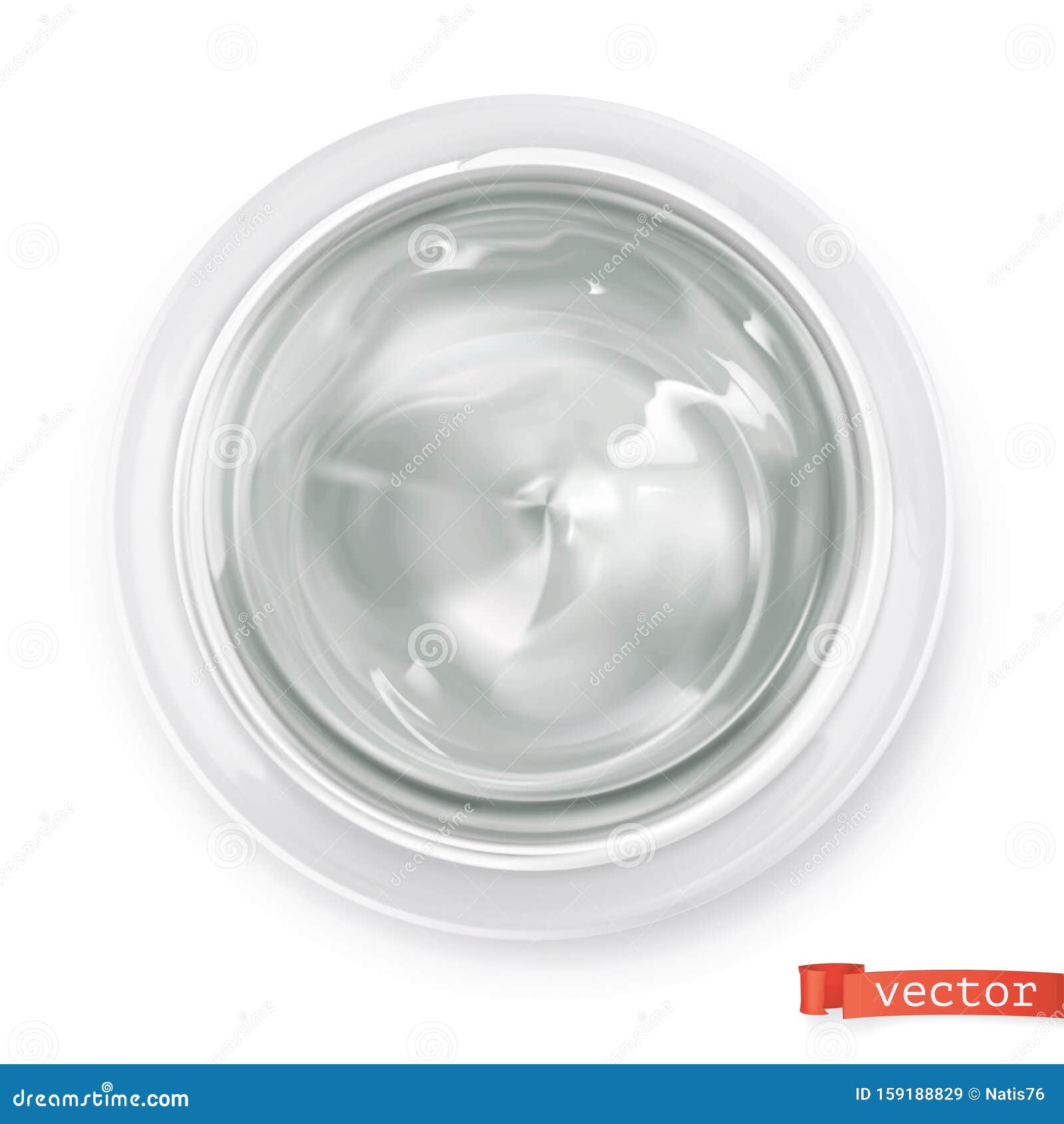 Top View Of Balm Plant In Pot Isolated On White Stock Photography ...