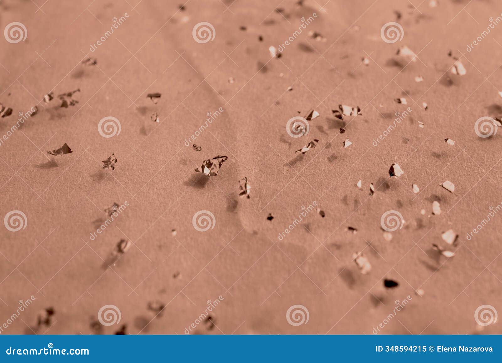 Gel with Gold Particles in Mocha Mousse Color Stock Image - Image of ...