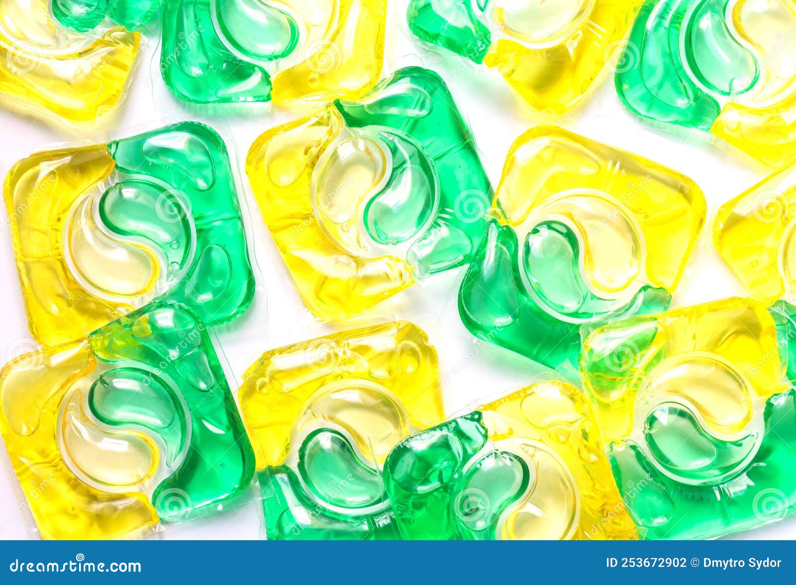 Gel Laundry Detergent or Washing Capsule Pods Stock Photo - Image of ...