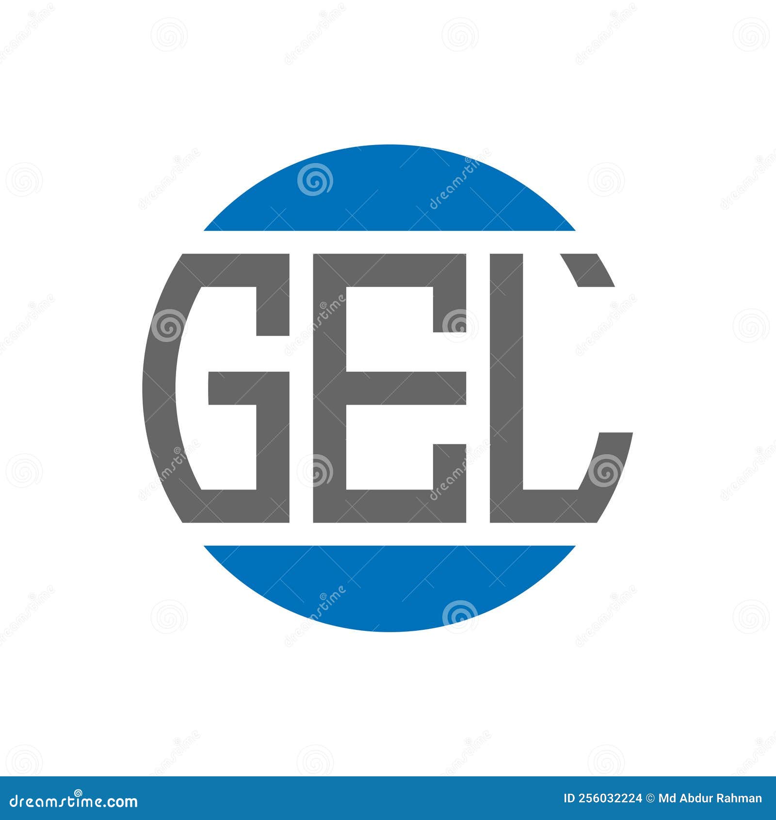 GEL Letter Logo Design on White Background. GEL Creative Initials ...
