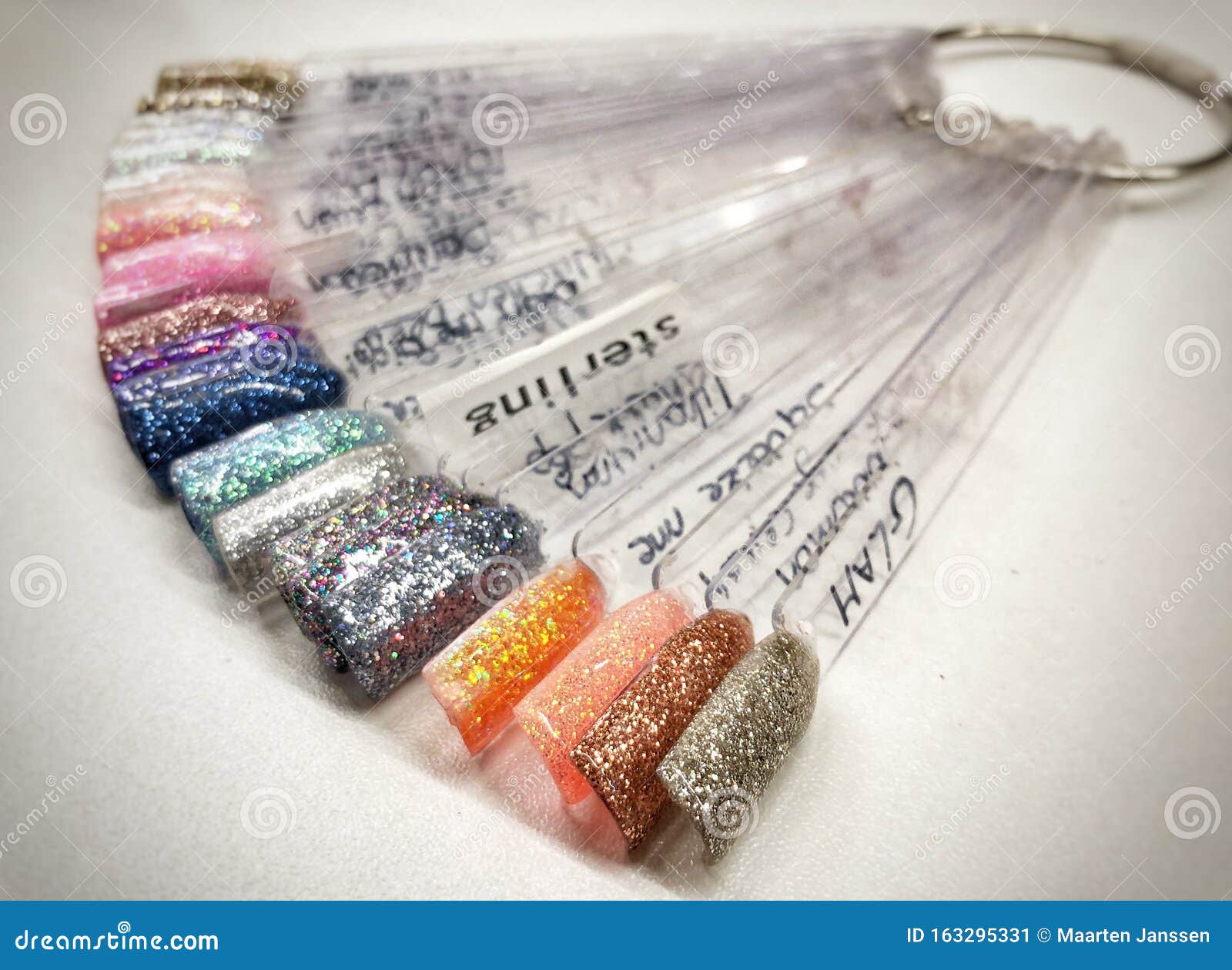 Gel nails stock image. Image of fingers, sparkly, shiny - 163295331