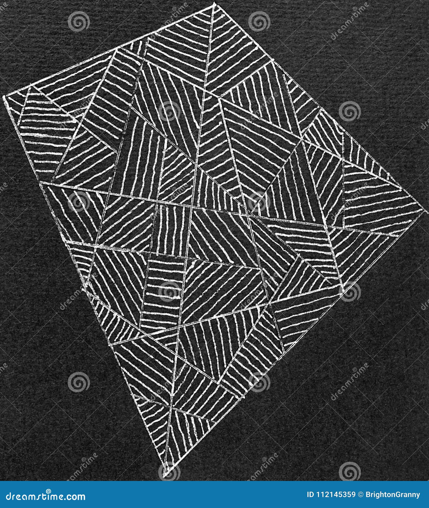 Gel Pen Drawing Of Field Of Lines Stock Image | CartoonDealer.com ...