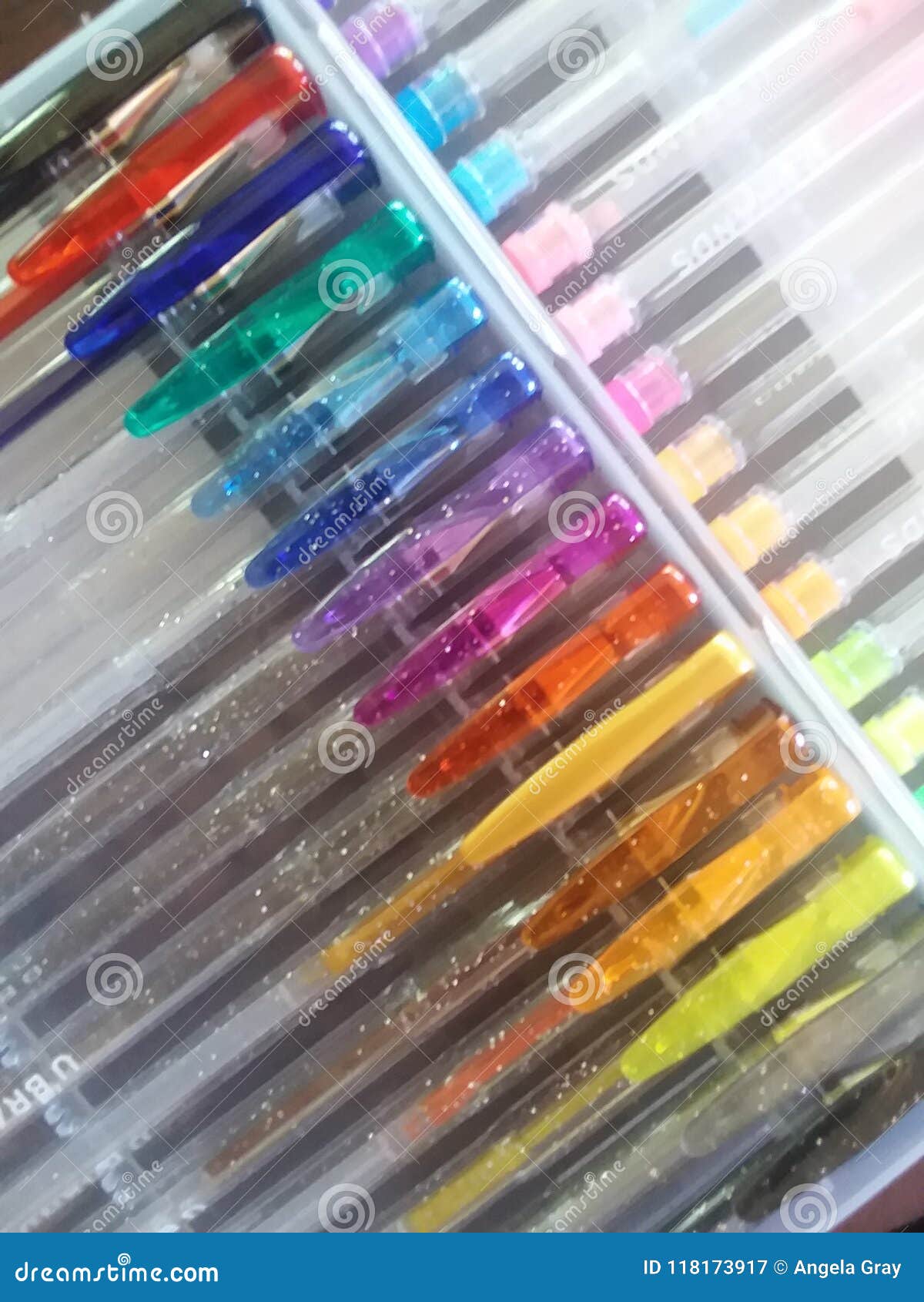 Colored pens stock image. Image of pens, colored, colors - 118173917