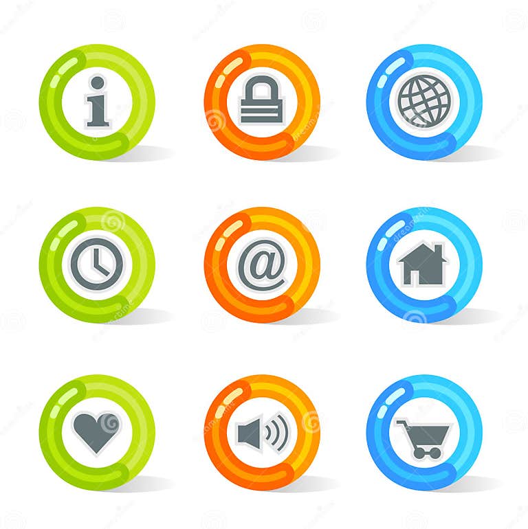 Gel Web Icons (vector) stock vector. Illustration of shopping - 2808613