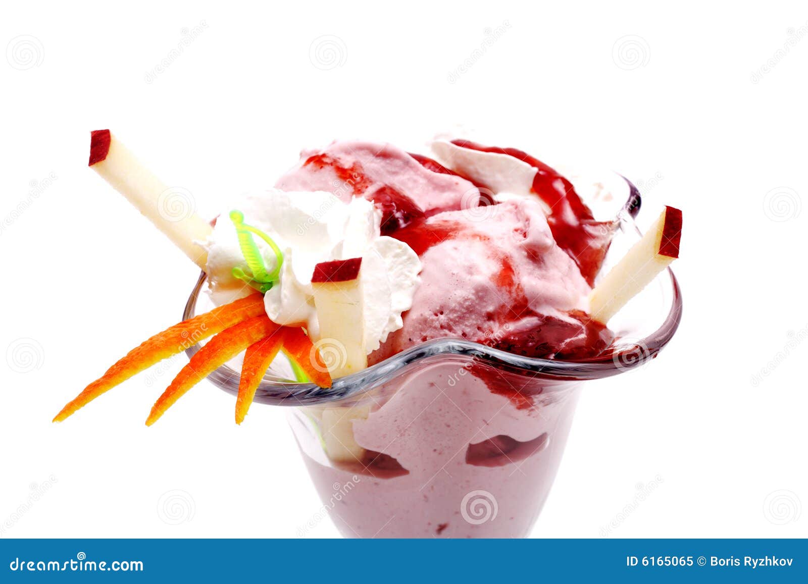 Gelado imagem de stock. Imagem de vidro, macro, colorido - 6165065