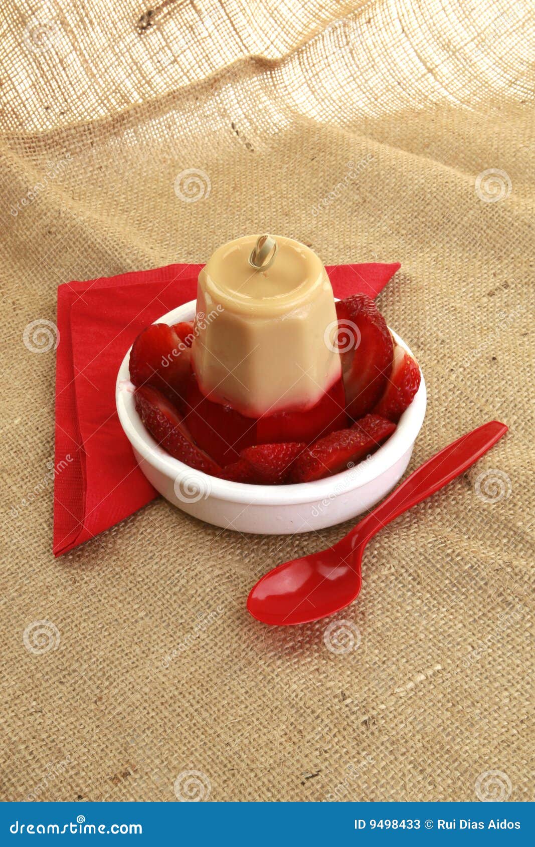 Gelatin and Custard Party Desert Stock Image - Image of kitchen ...