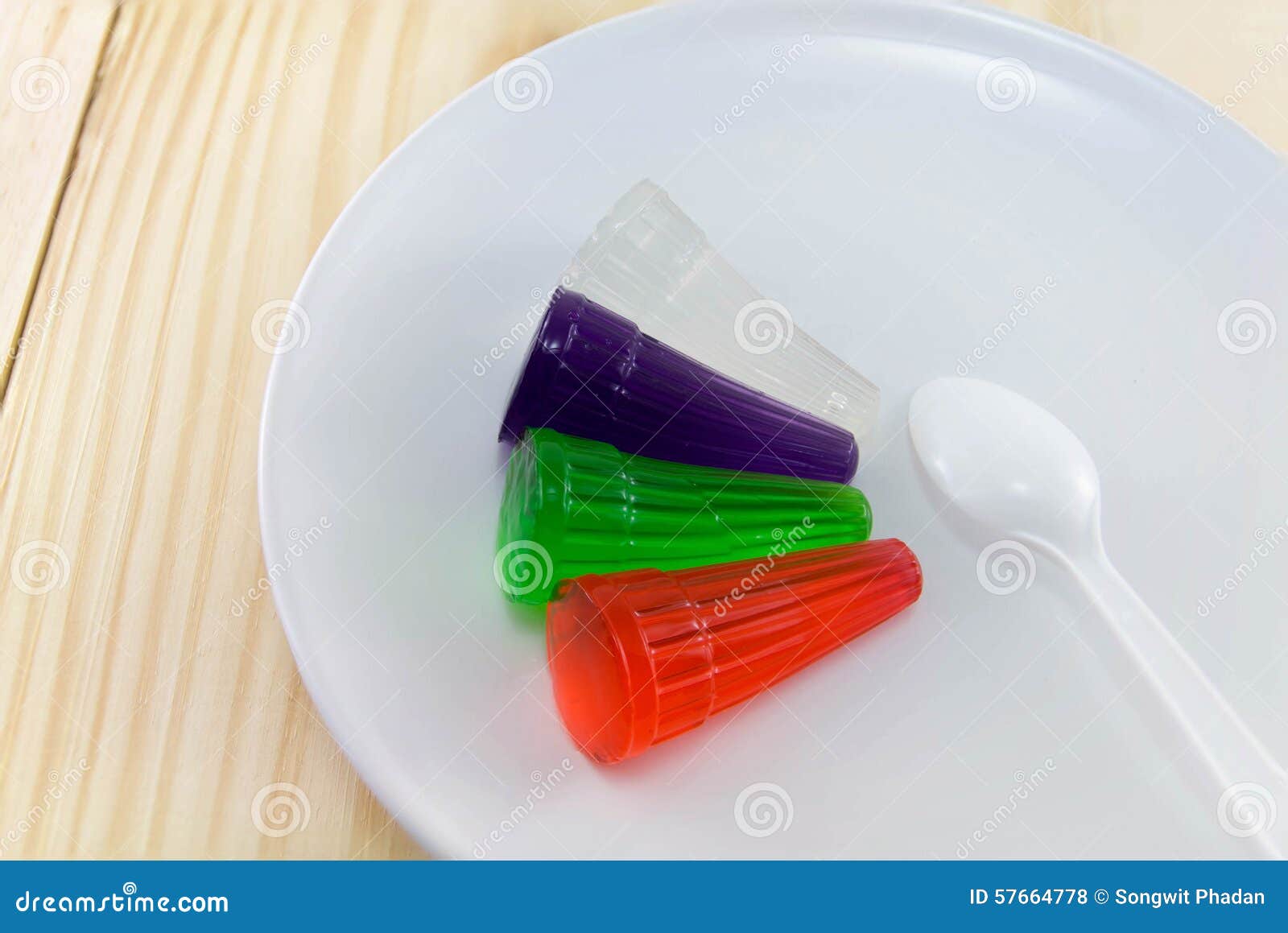Gelatin of Different Colors on Stock Photo - Image of meal, colors ...
