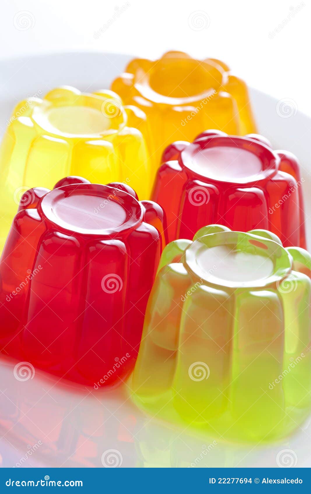 Gelatins on a dish stock photo. Image of space, healthy - 22277694