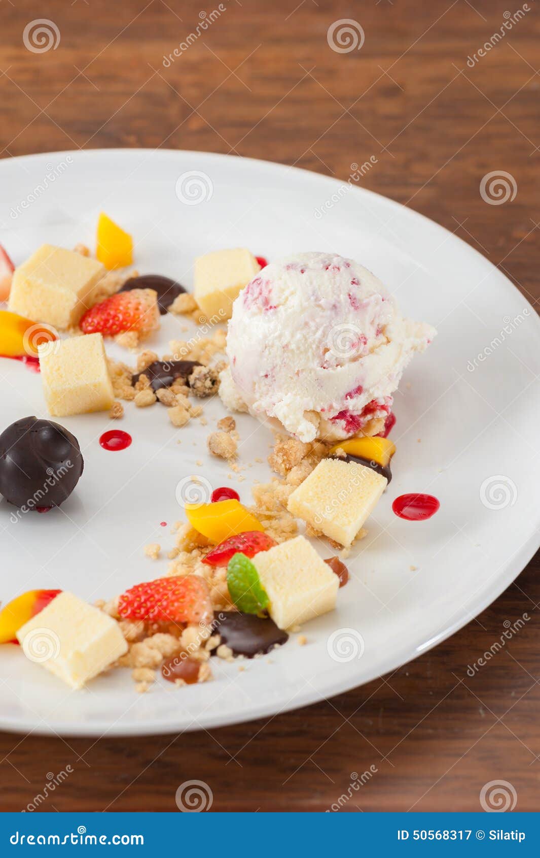 Gelato stock image. Image of berry, bakery, decorate - 50568317