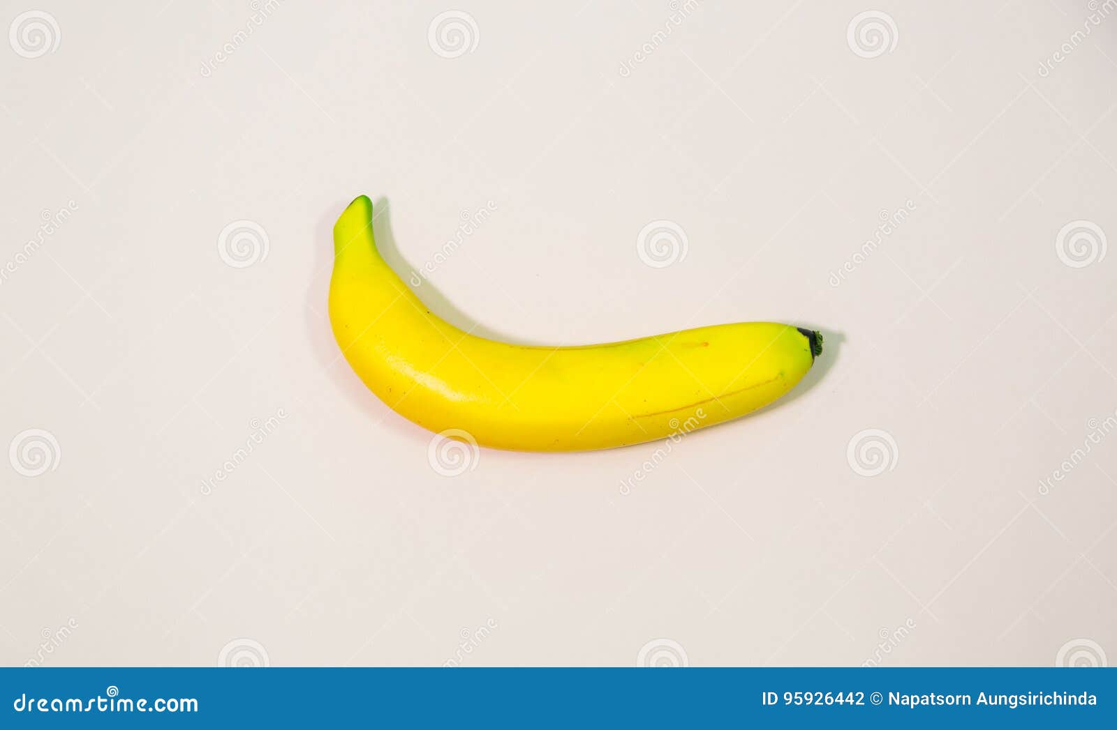 Gelbe Banane stockfoto. Bild von kunst, flach, banane - 95926442