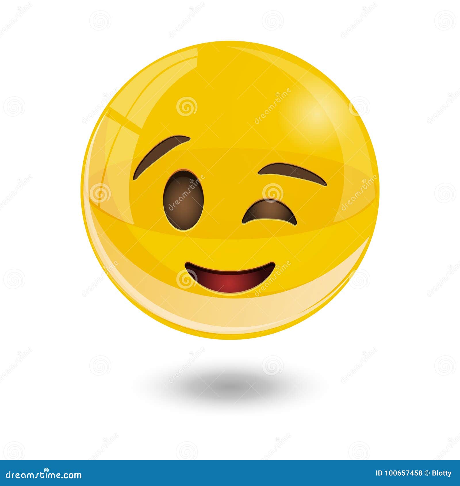 Gelbe Smiley Emoticons, Emoji, Vektorillustration Vektor Abbildung ...