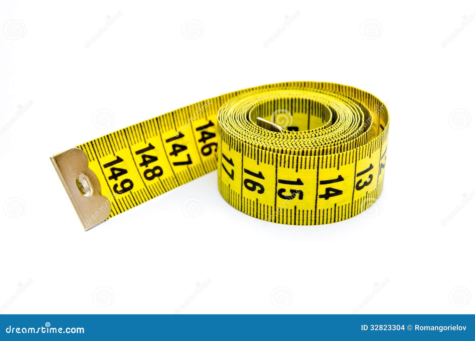 Gelber Zentimeter stockfoto. Bild von plastik, nahaufnahme - 32823304