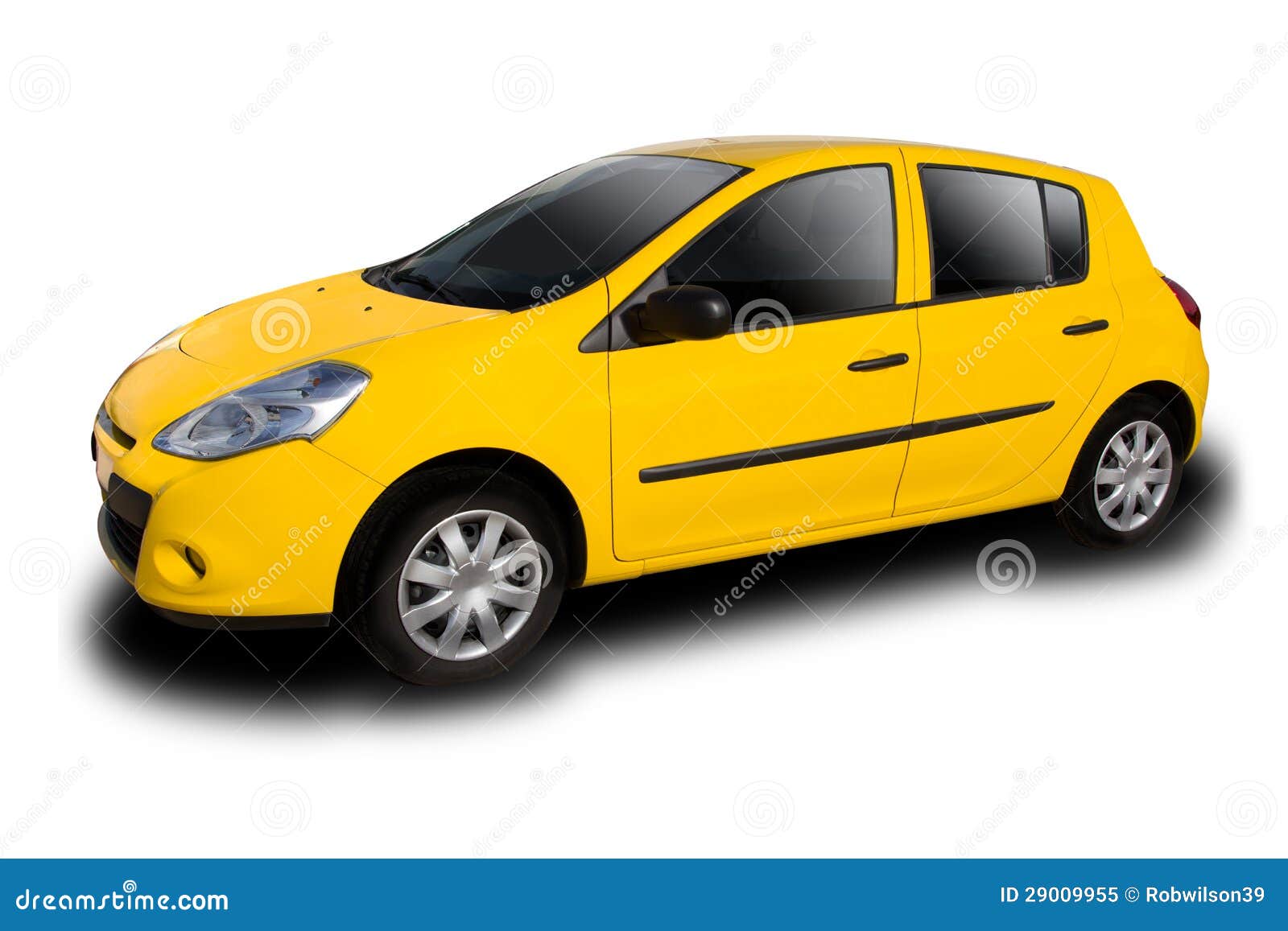 Gelbes Auto Lizenzfreies Stockfoto - Bild: 29009955