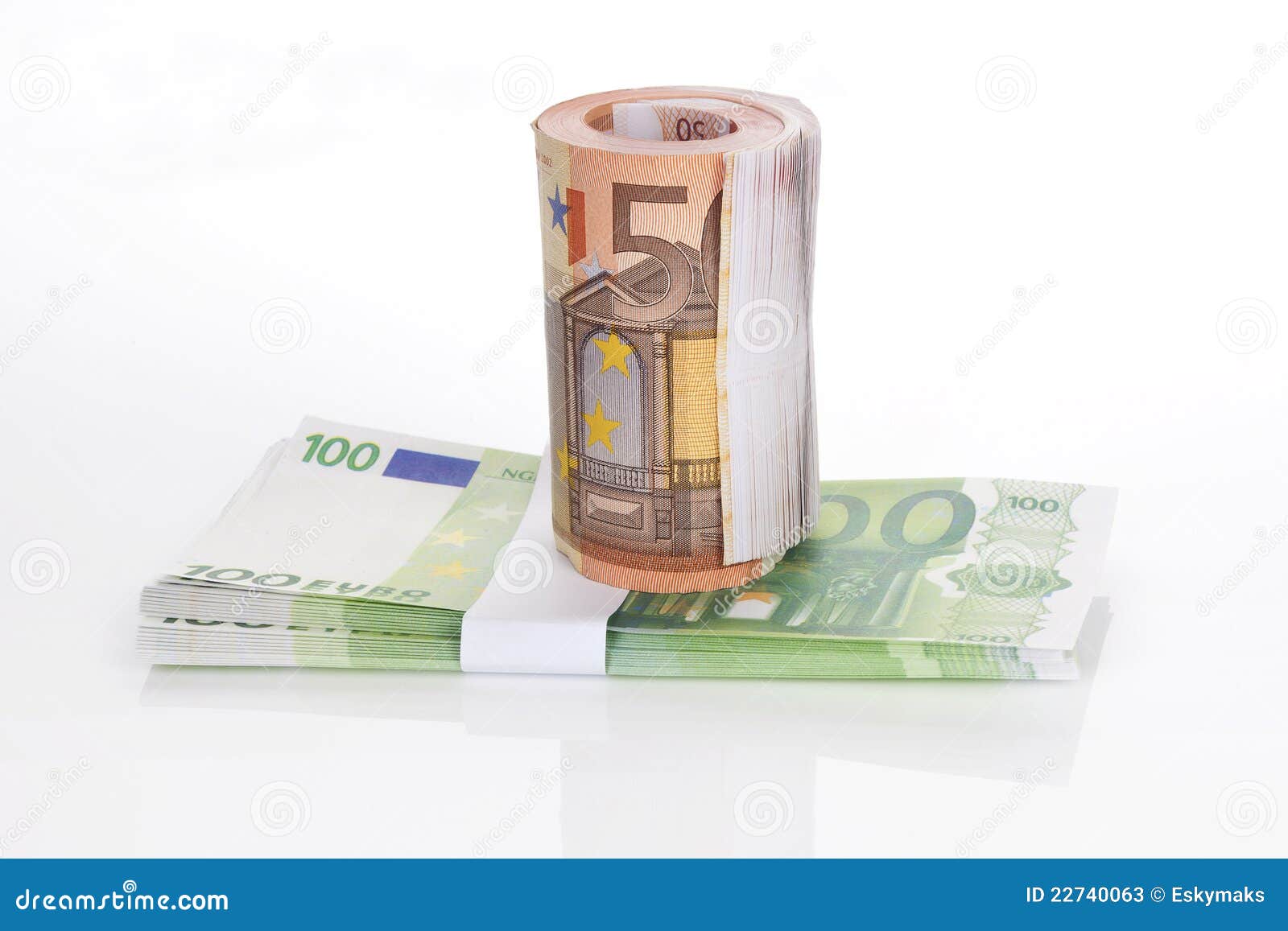Geld. Contant geld. stock afbeelding. Image of stapel - 22740063