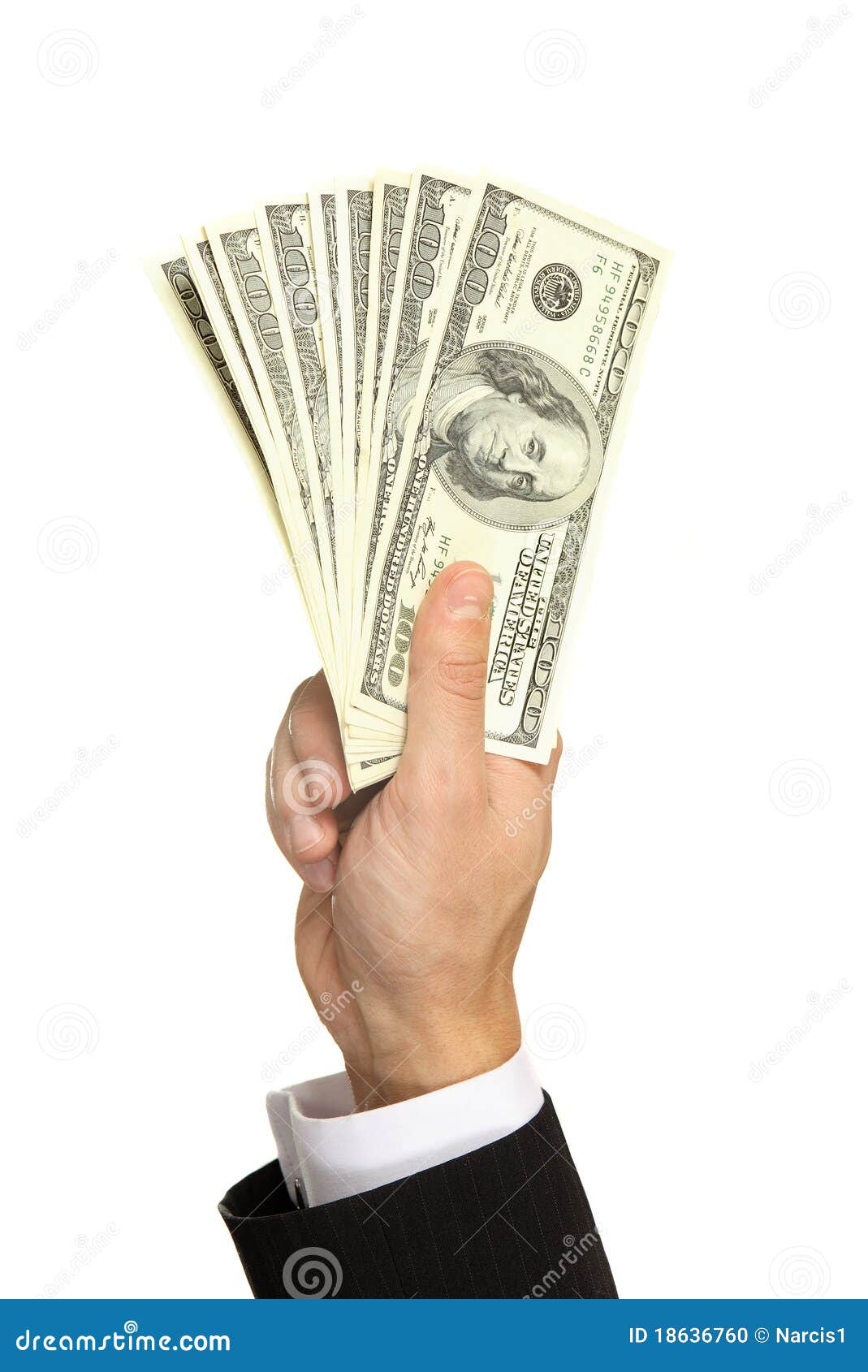 Geld in der Hand stockfoto. Bild von nächstenliebe, papier - 18636760