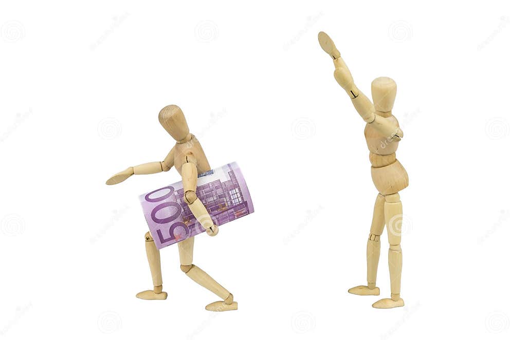 Geld die 2 stelen stock foto. Image of nota, oefening - 33616886