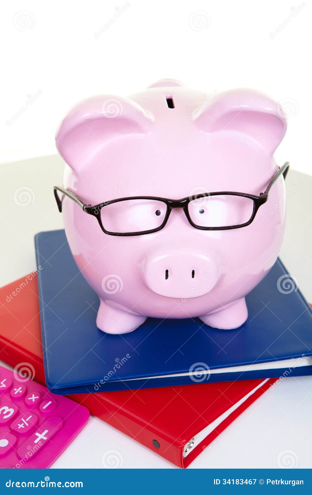 Geld-doos en documenten stock afbeelding. Image of document - 34183467