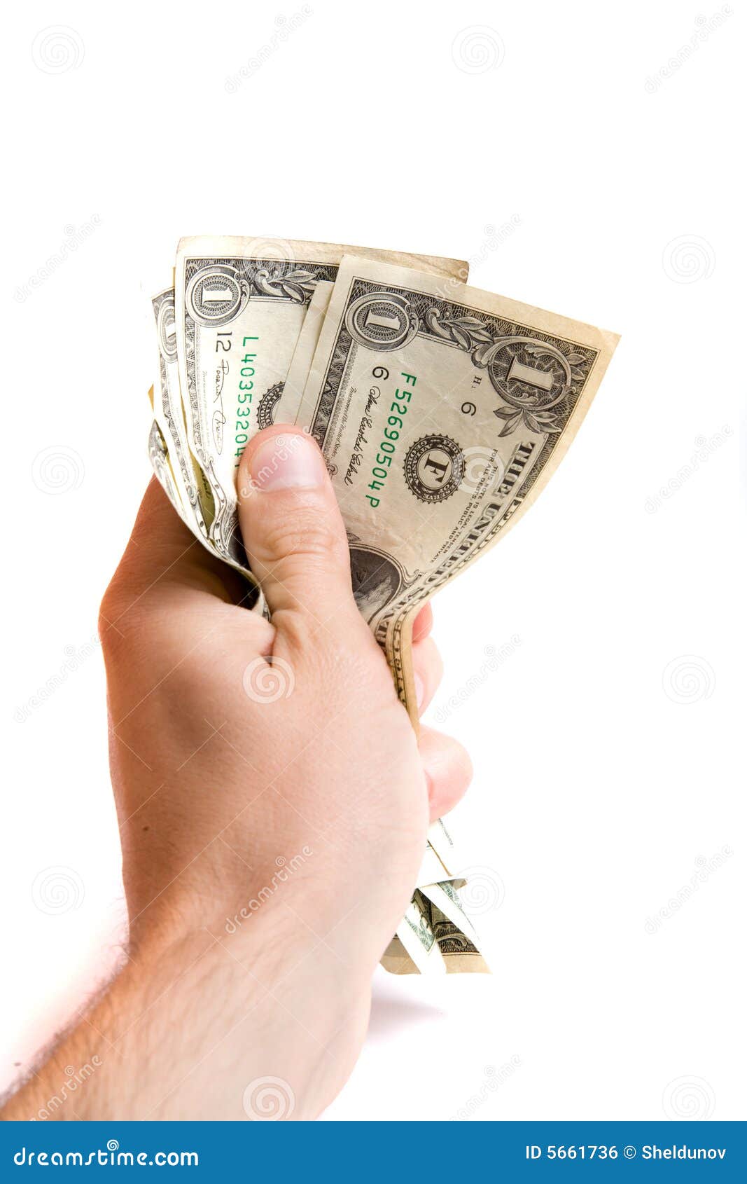 Geld In Een Hand Picture. Image: 5661736