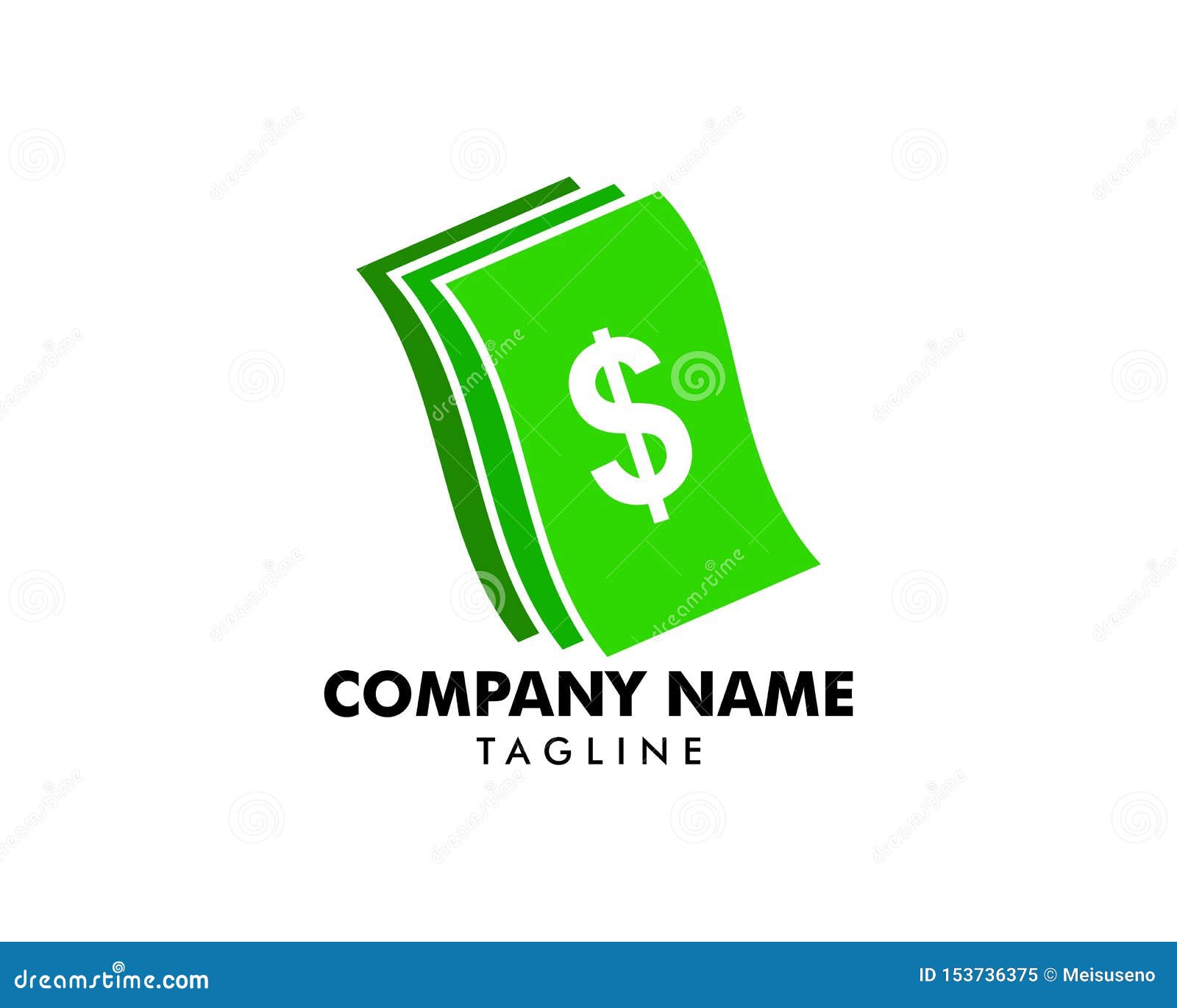 Geld Logo Design Vector Template Vektor Abbildung - Illustration von ...