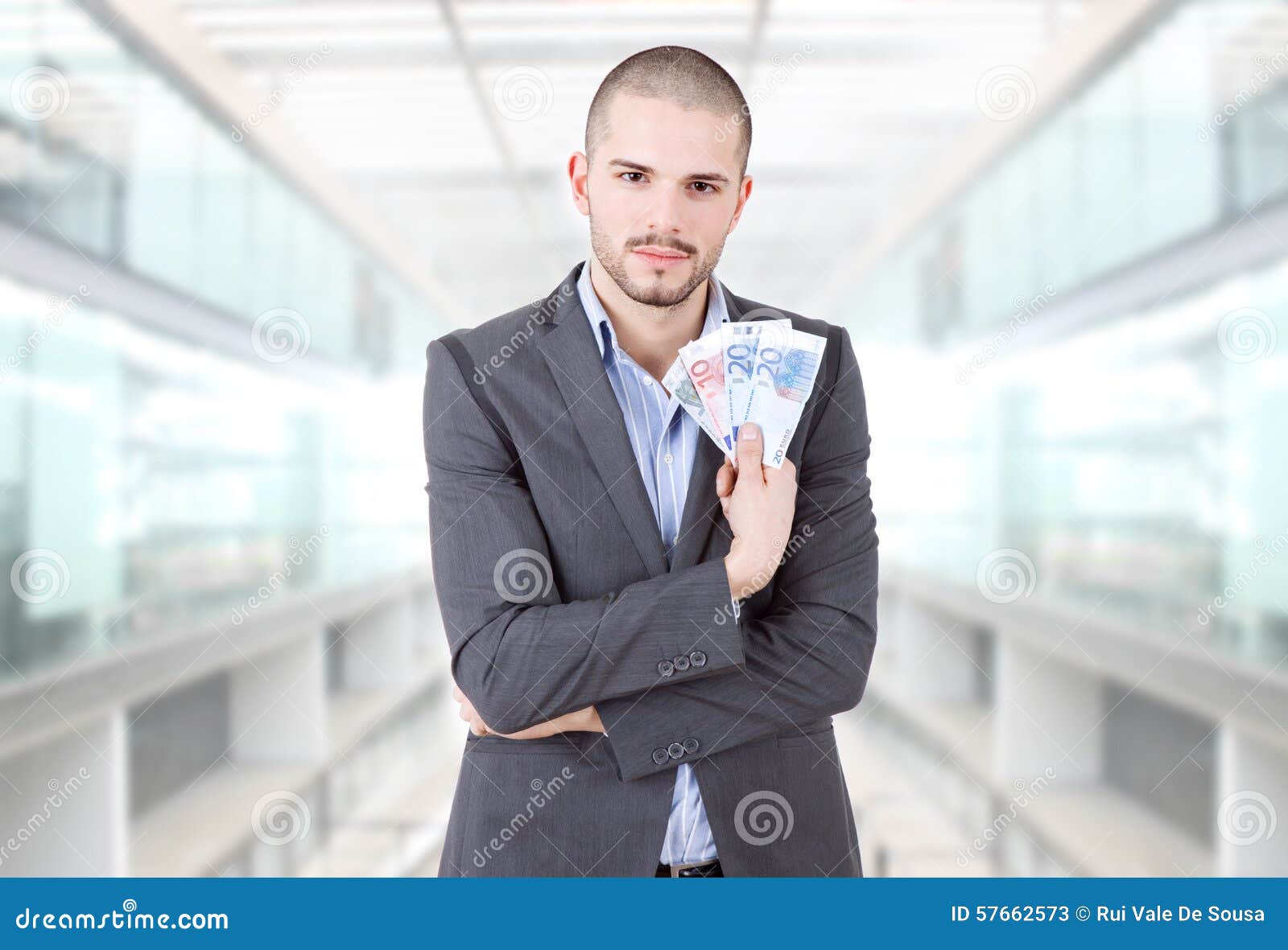 Geld Man stockbild. Bild von rechnungen, geschäft, fonds - 57662573