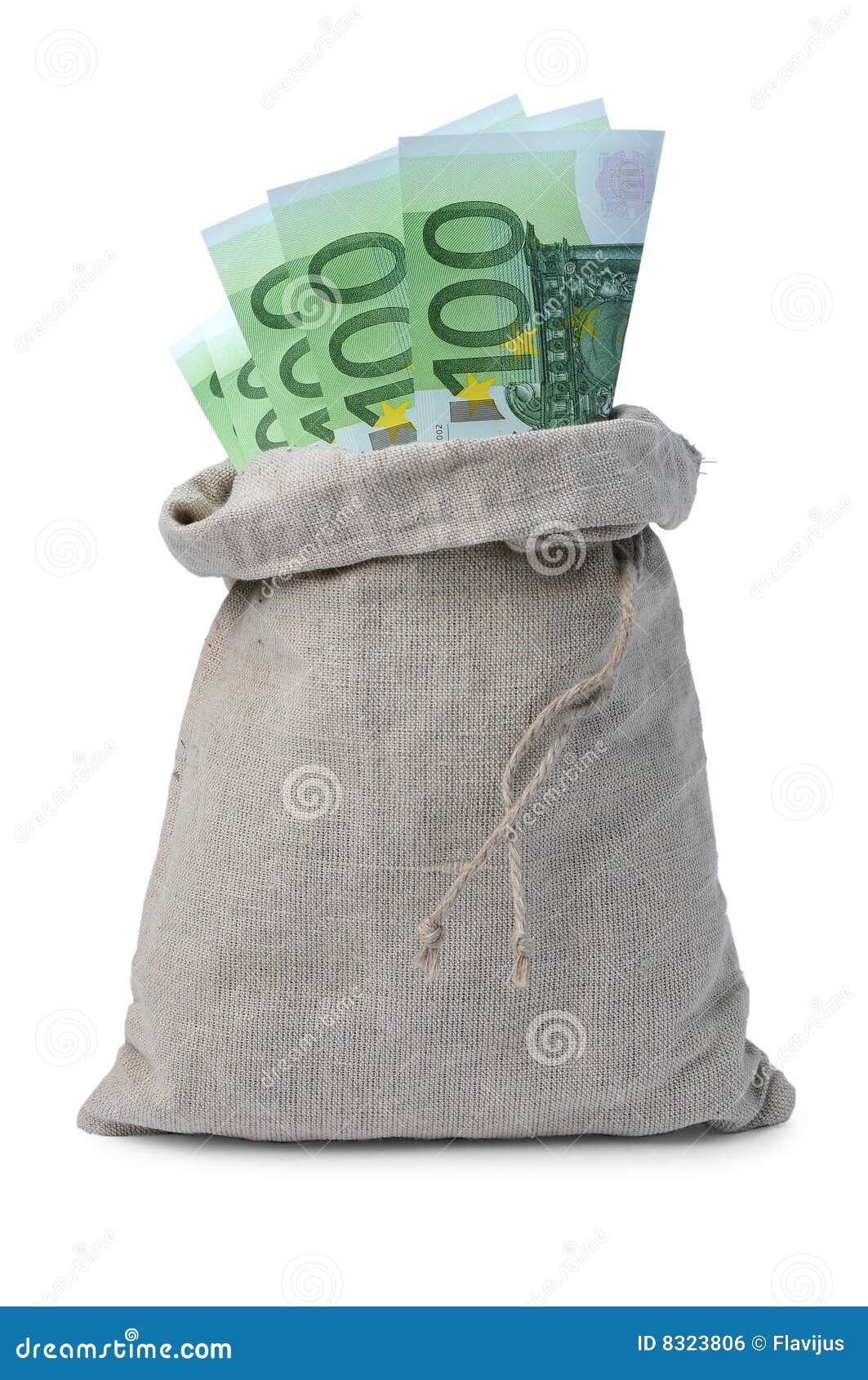 Geld-Sack stockfoto. Bild von finanziell, investition - 8323806
