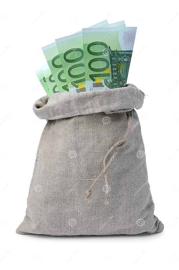 Geld-Sack stockfoto. Bild von finanziell, investition - 8323806