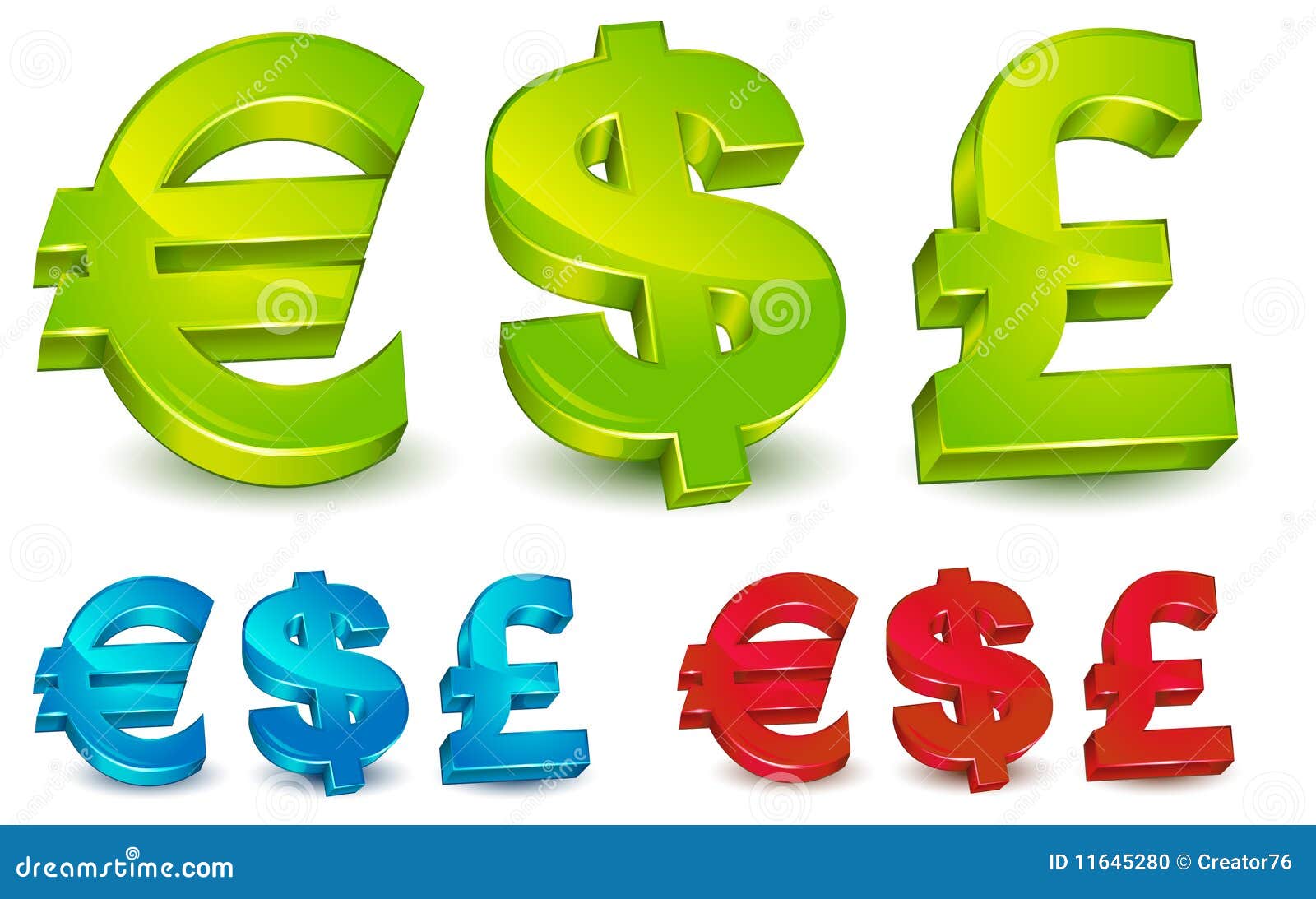 Geld-Symbole vektor abbildung. Illustration von zeichen - 11645280