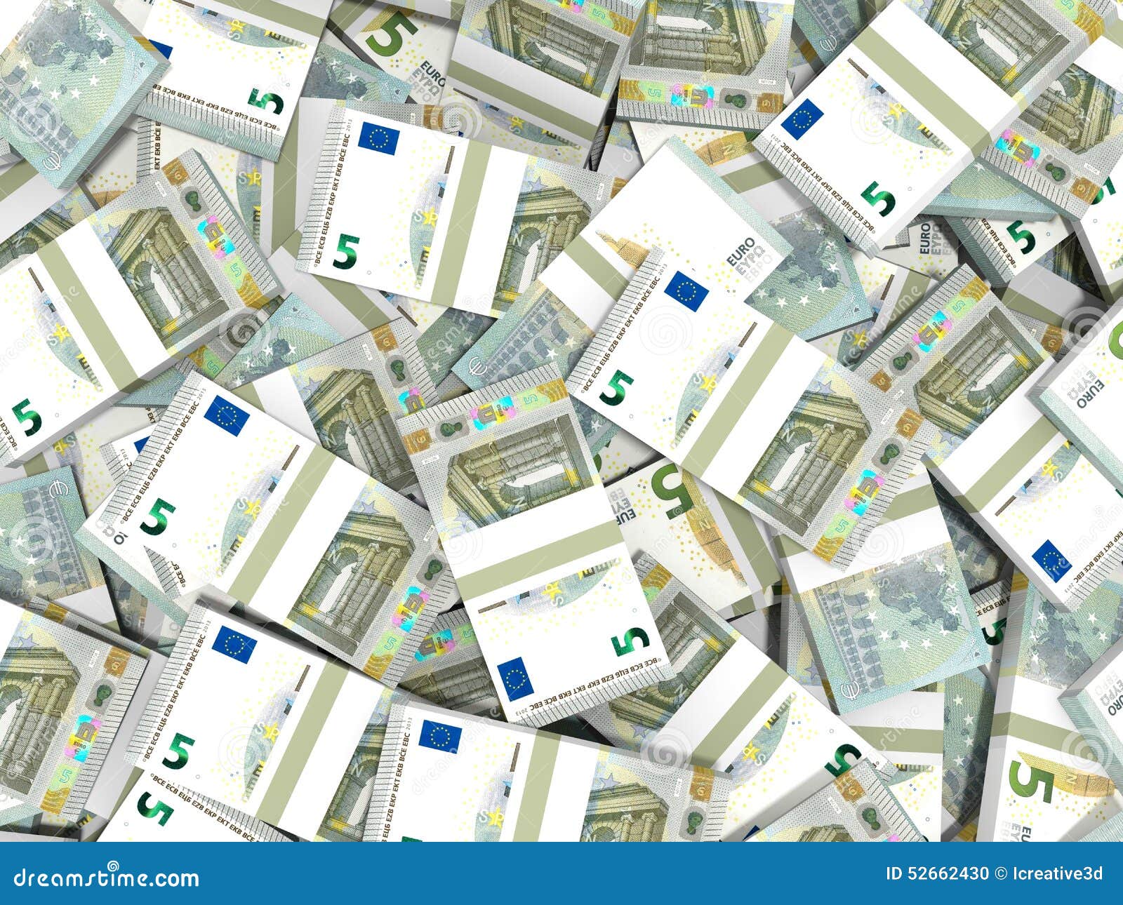 Geld Vijf euro stock illustratie. Illustration of markt - 52662430