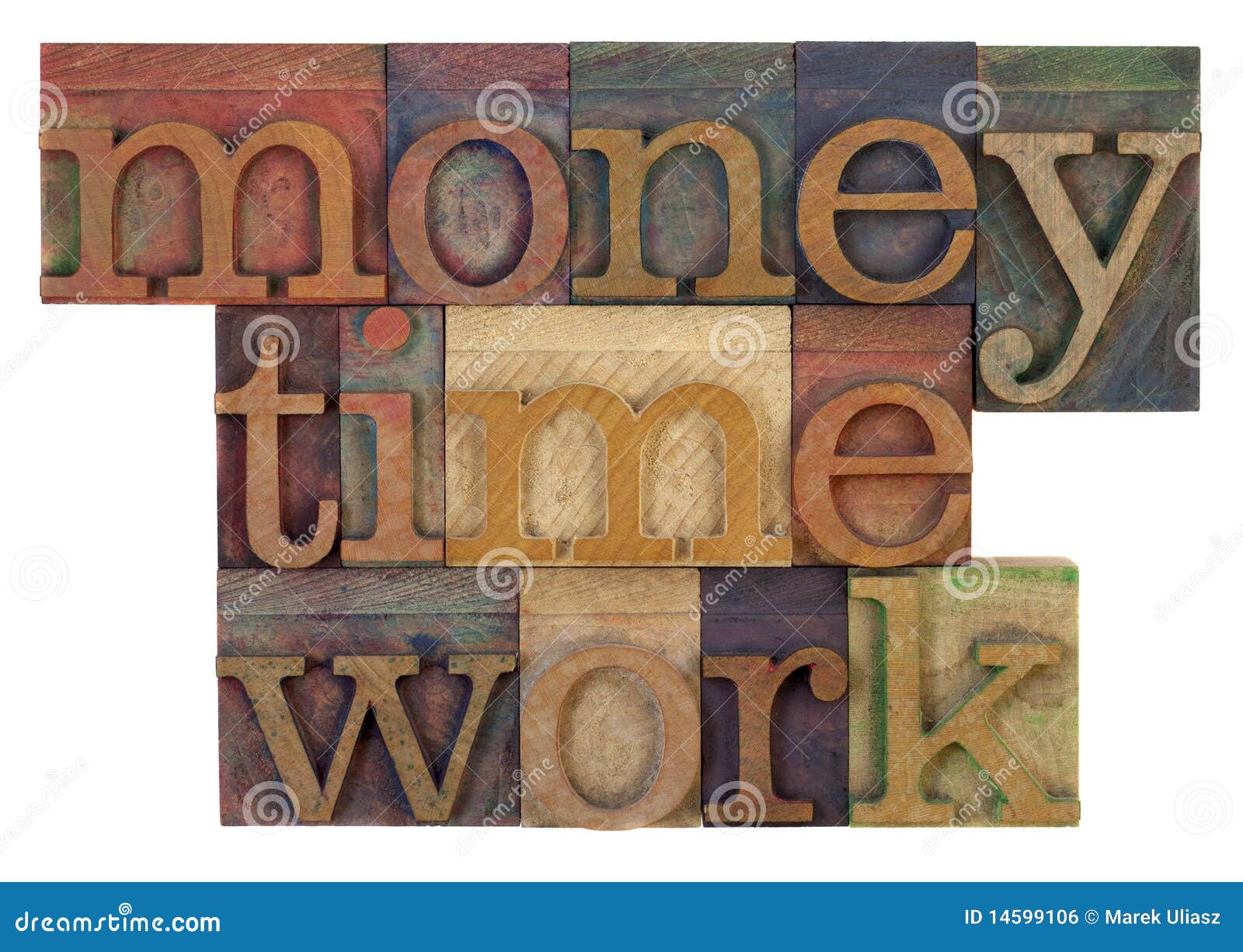 Geld, Zeit und Arbeit stockfoto. Bild von arbeit, wort - 14599106