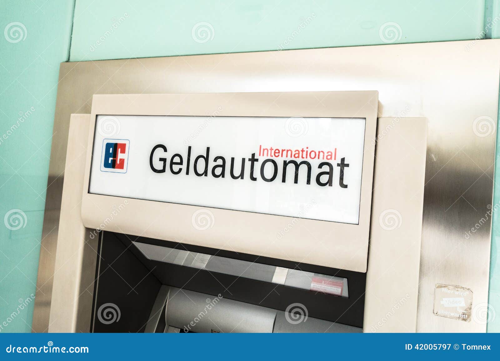 Geldautomat editorial photography. Image of germany, international ...