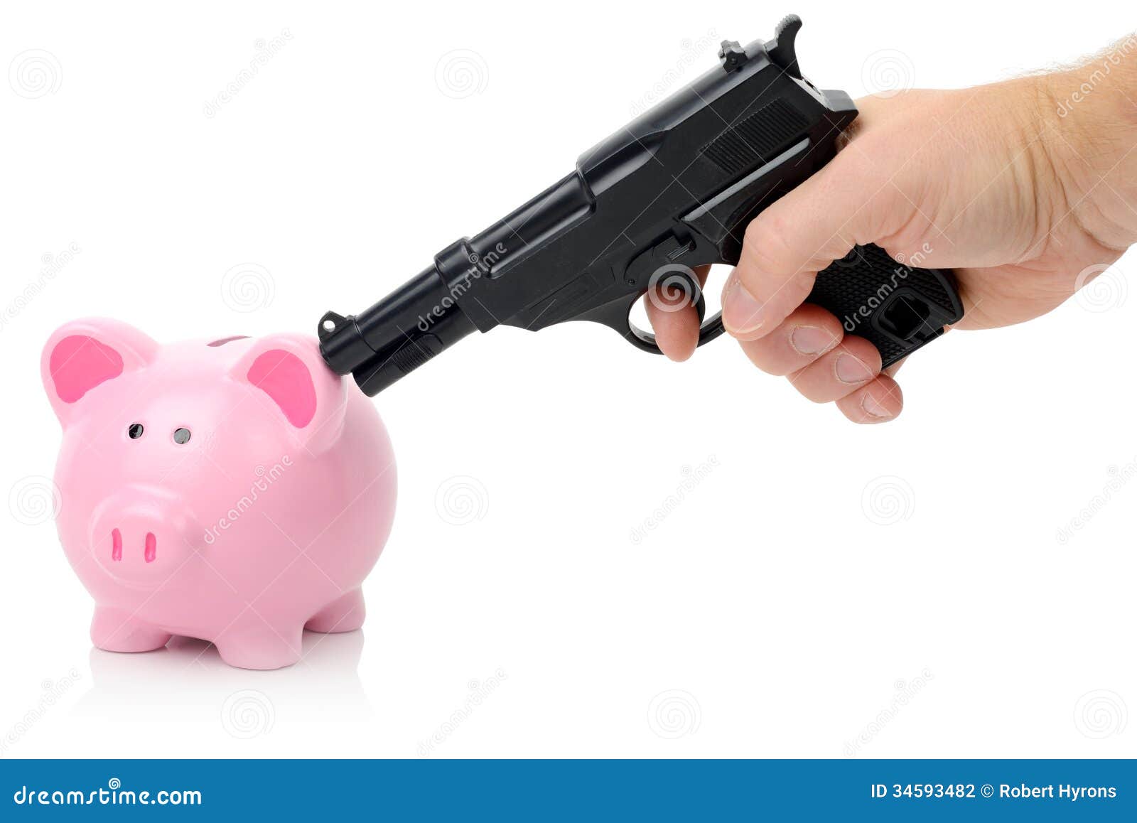 Geldproblemen stock foto. Image of financiën, kleur, kanon - 34593482